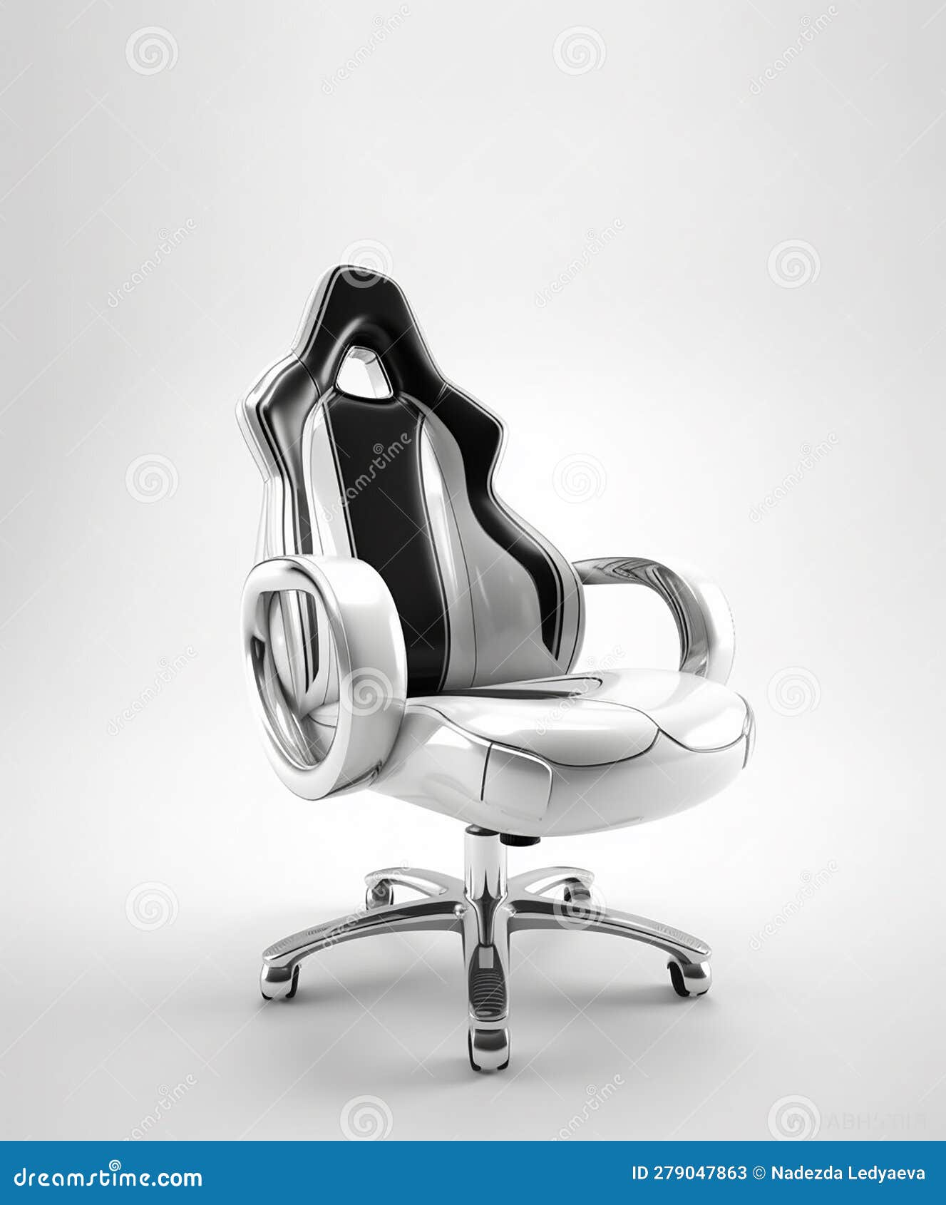 Modern Comf Generative AIortable Chair For The Designer Isolated On ...