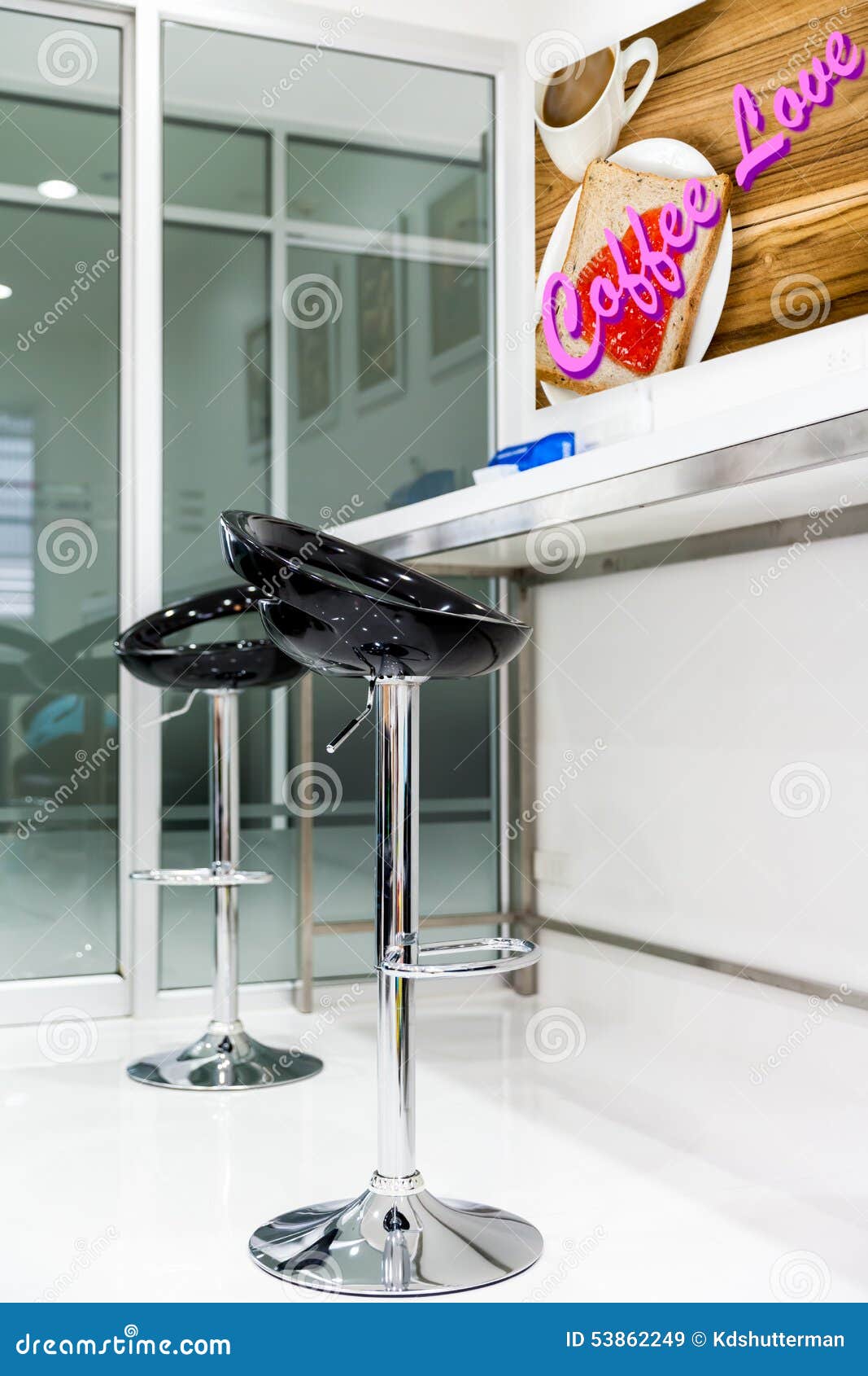 Modern Comfortable Coffee Corner in Office Area. Stock Image - Image of ...