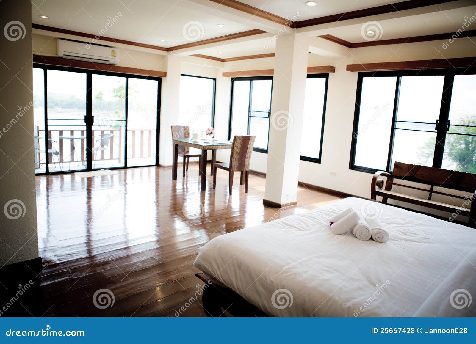 Modern Comfortable Hotel Room. Stock Photo - Image of double, resort ...
