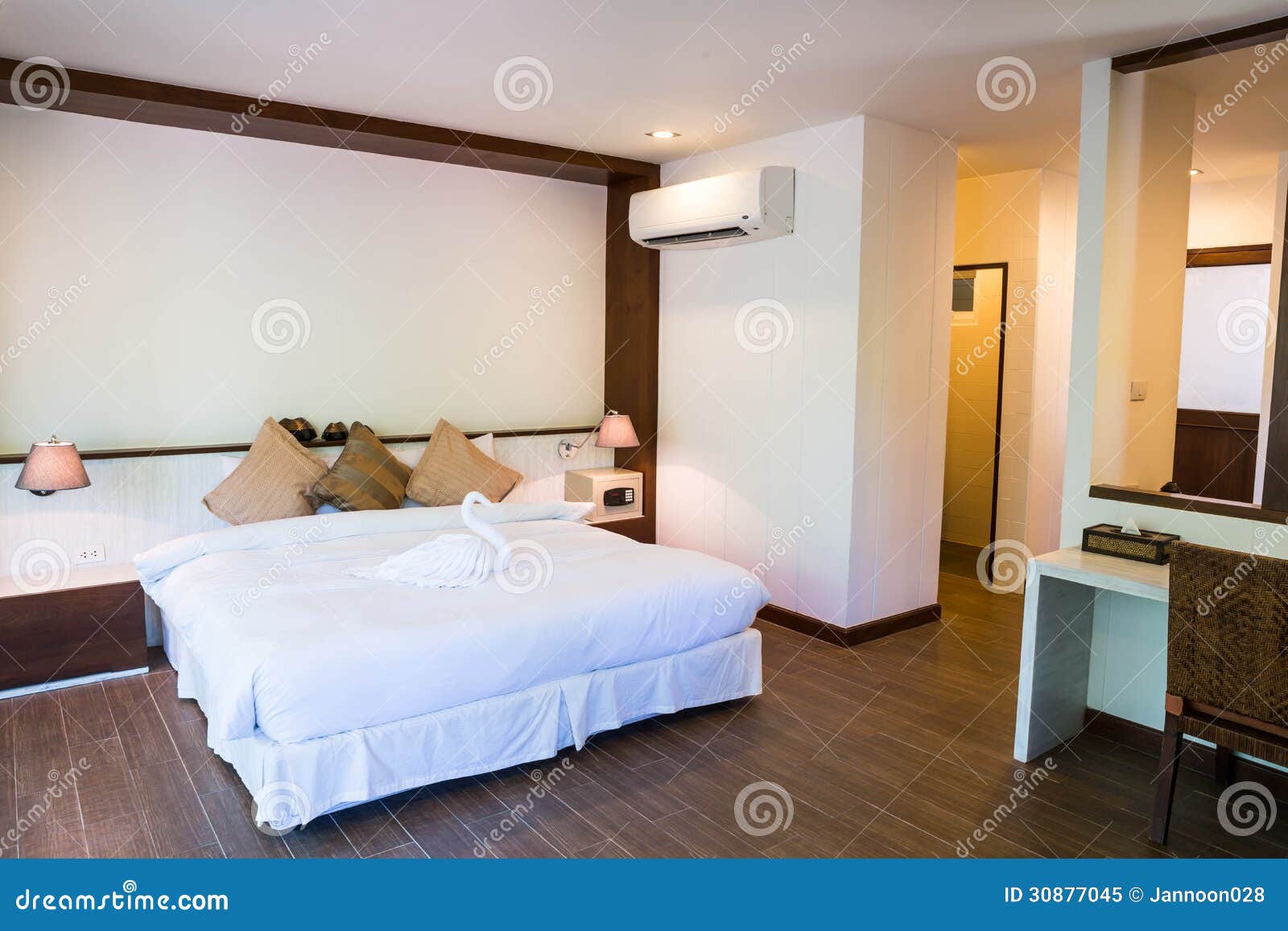 Modern comfortable room stock image. Image of suite, contemporary ...
