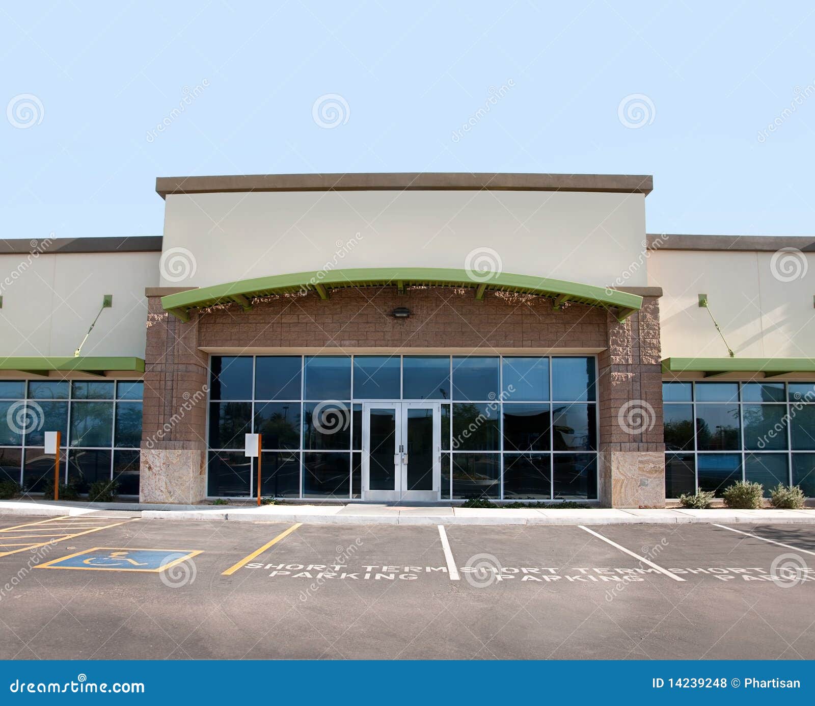 Modern commercial building stock photo. Image of rental - 14239248