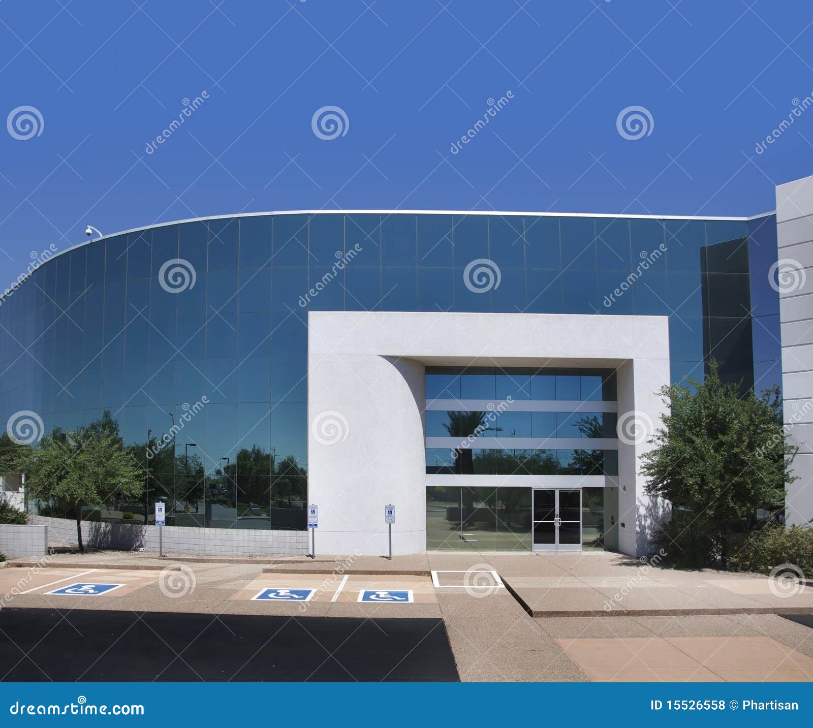 Modern Commercial Business Facility Stock Photo - Image of building ...
