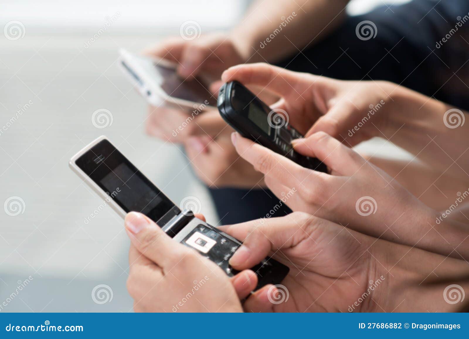 Modern communication stock photo. Image of teen, phone - 27686882