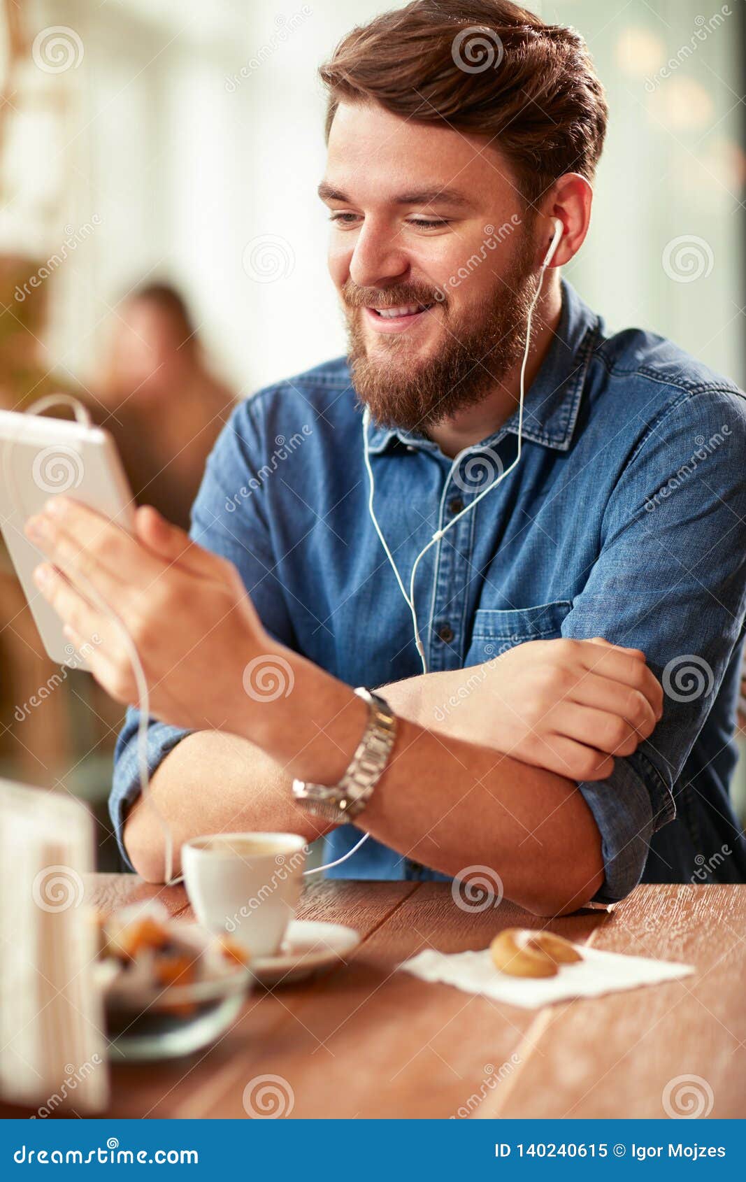 Modern Communication with Cell Phone Stock Image - Image of ...