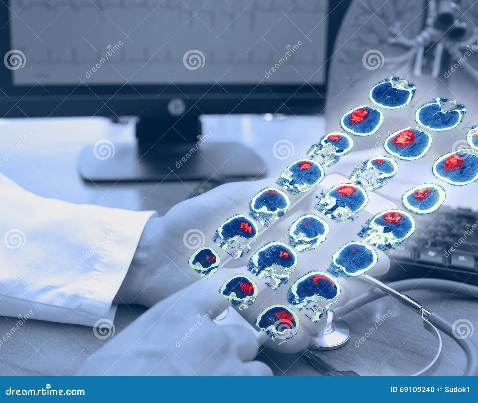 Modern Communication Device in the Doctor S Office Stock Photo - Image ...