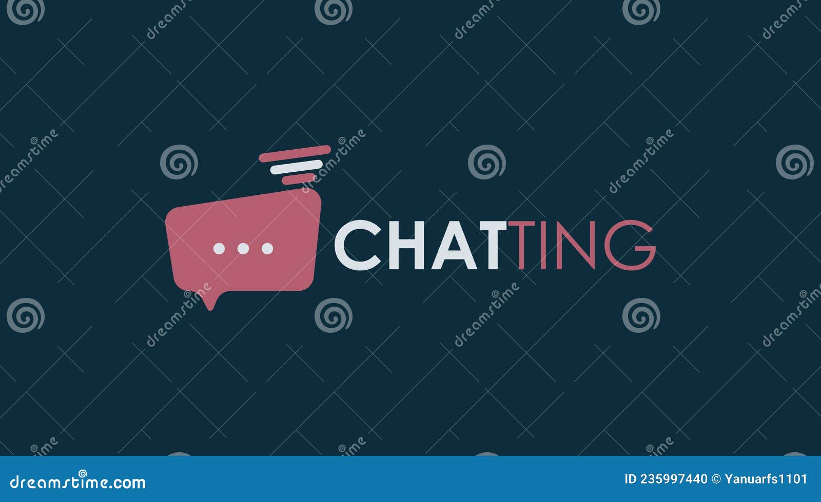 Modern Communication Logo Vector. Chatting Logo Template Vector Stock ...