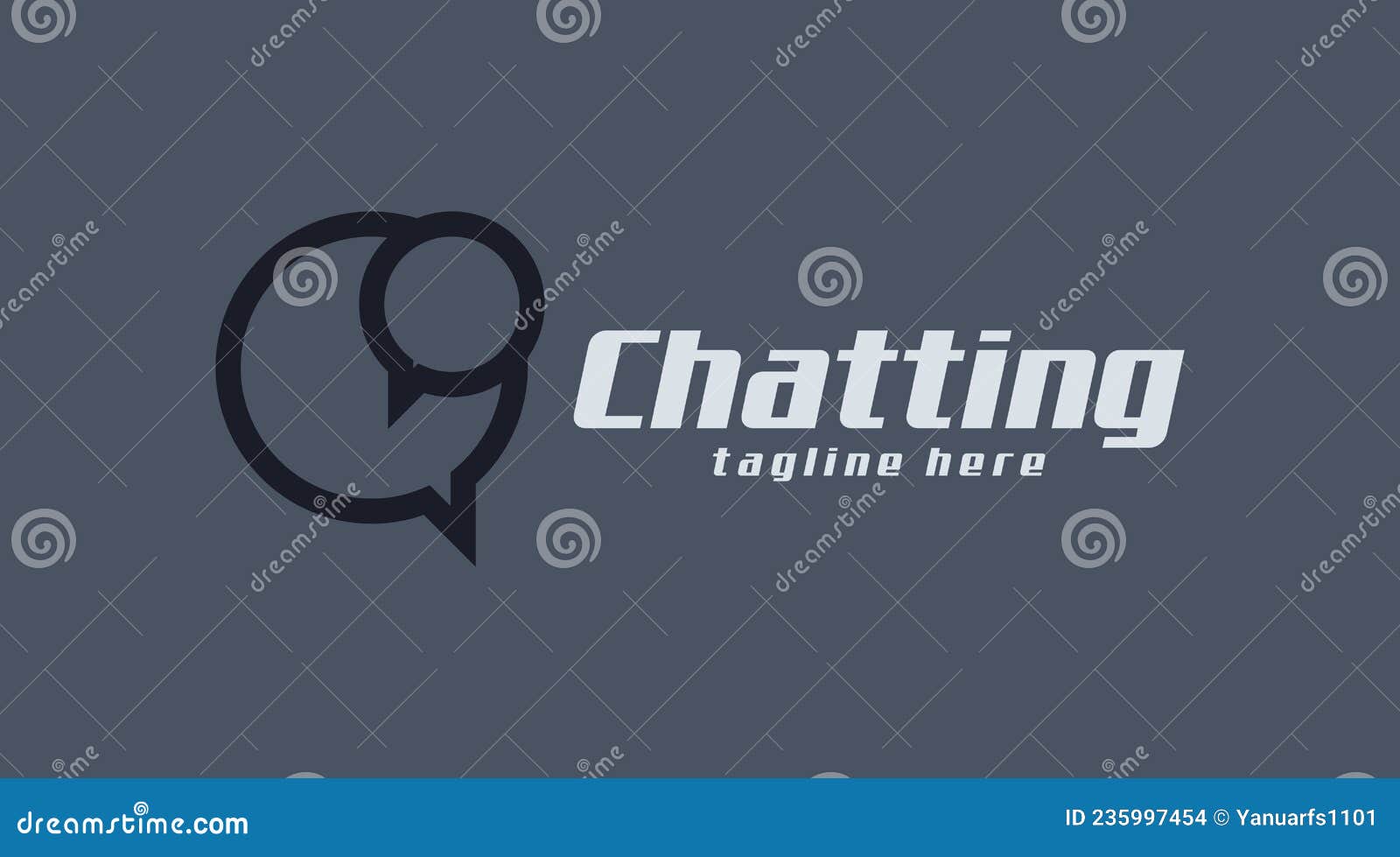 Modern Communication Logo Vector. Chatting Logo Template Vector Stock ...