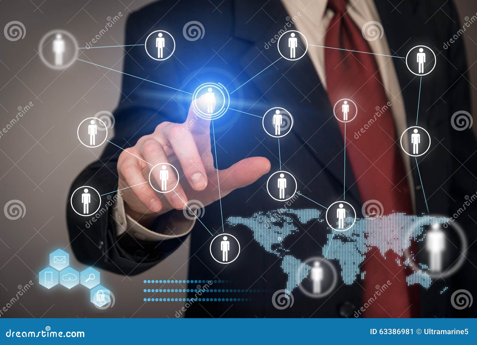 Modern Communication Technology Stock Image - Image of screen ...