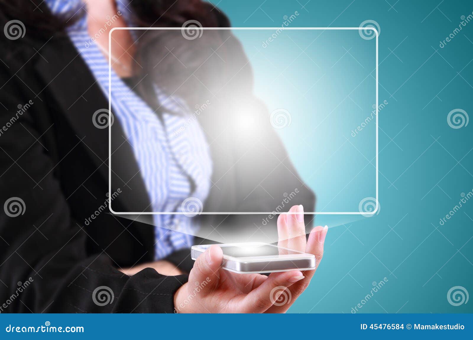 Modern Communication Technology Mobile Phone Stock Photo - Image of ...
