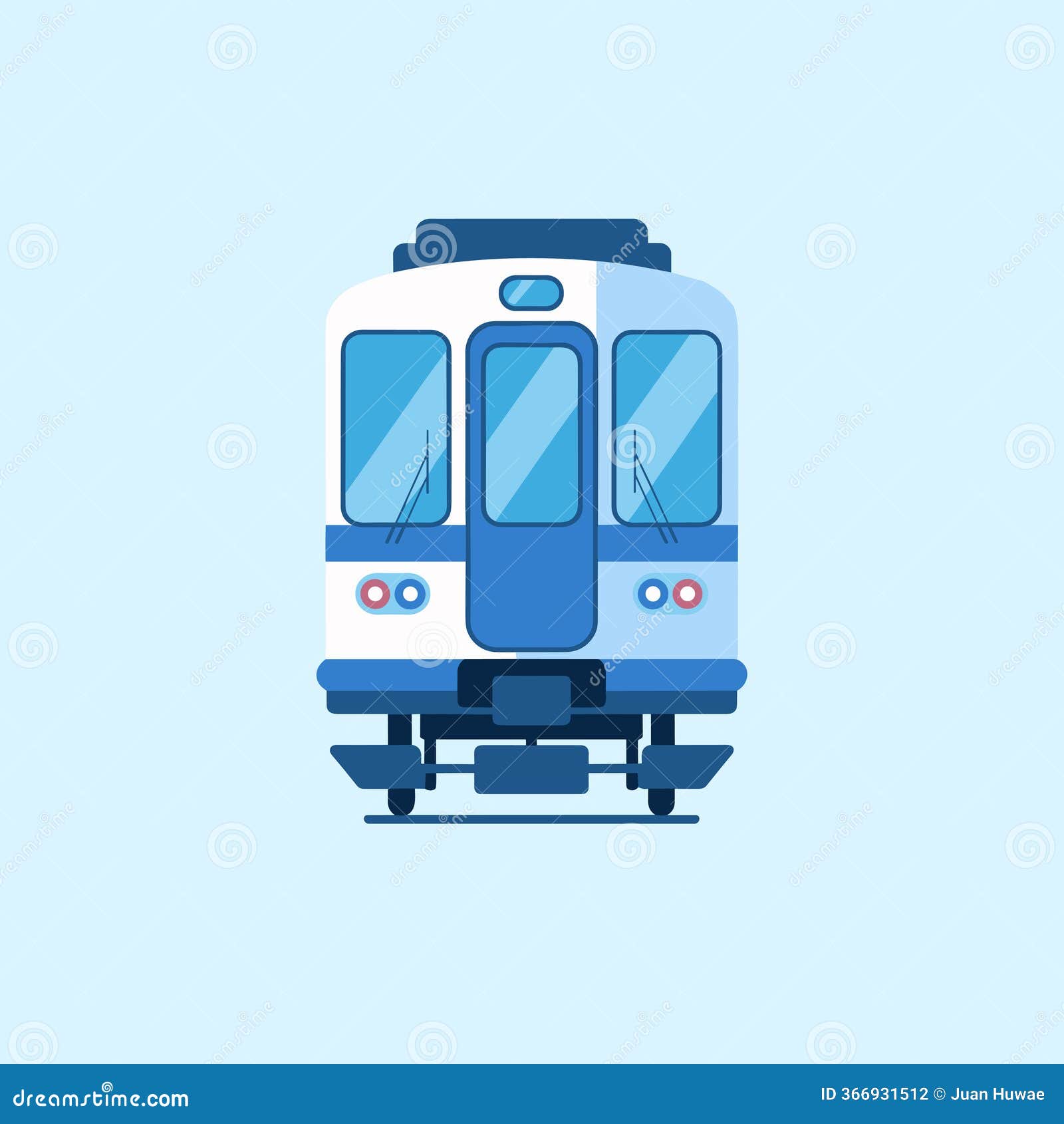 Commuter Train, Tram Vector Line Icon, Symbol, Pictogram, Sign. Light ...