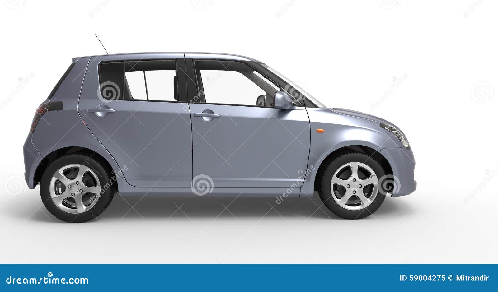 Compact Blue Car Side View Stock Photos - Download 216 Royalty Free Photos