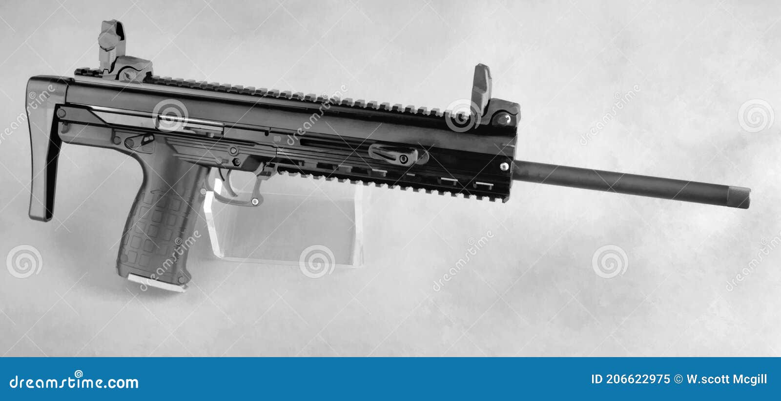 Modern 22 compact gun stock image. Image of armed, combat - 206622975