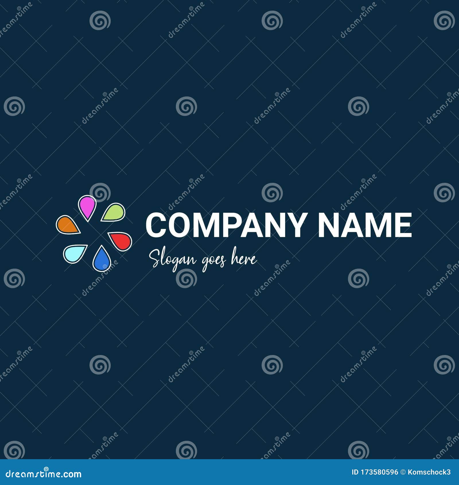 Modern Company Logo Concept Design Stock Illustration - Illustration of ...