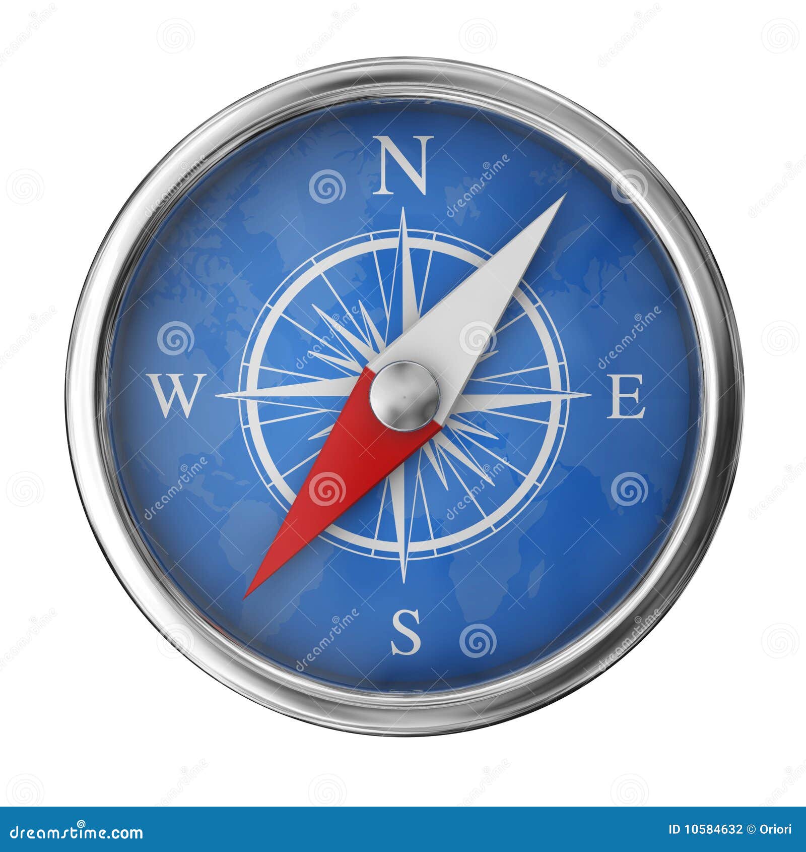 Modern compass stock illustration. Illustration of exploration - 10584632