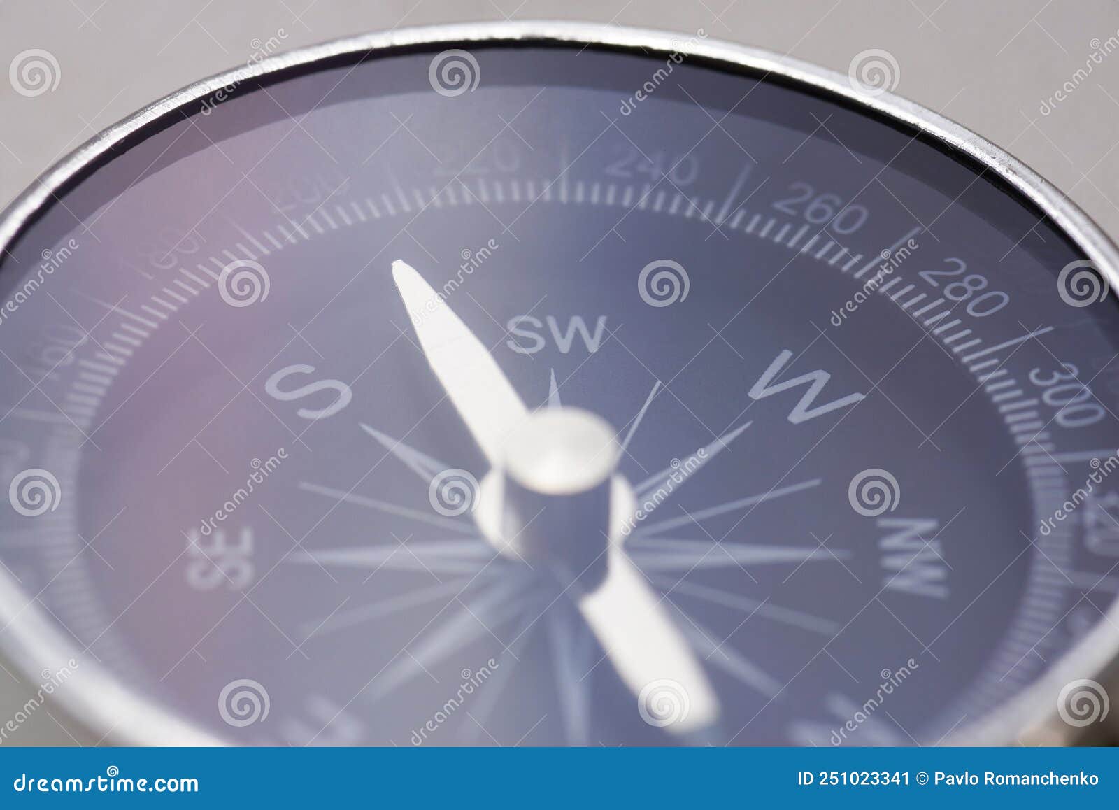 Modern Compass, Theme of Travel and Summer Stock Image - Image of dark ...