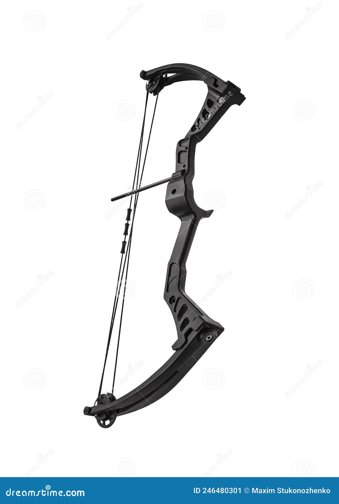 Modern, Compound Hunting Bow Isolated on White Stock Image - Image of ...
