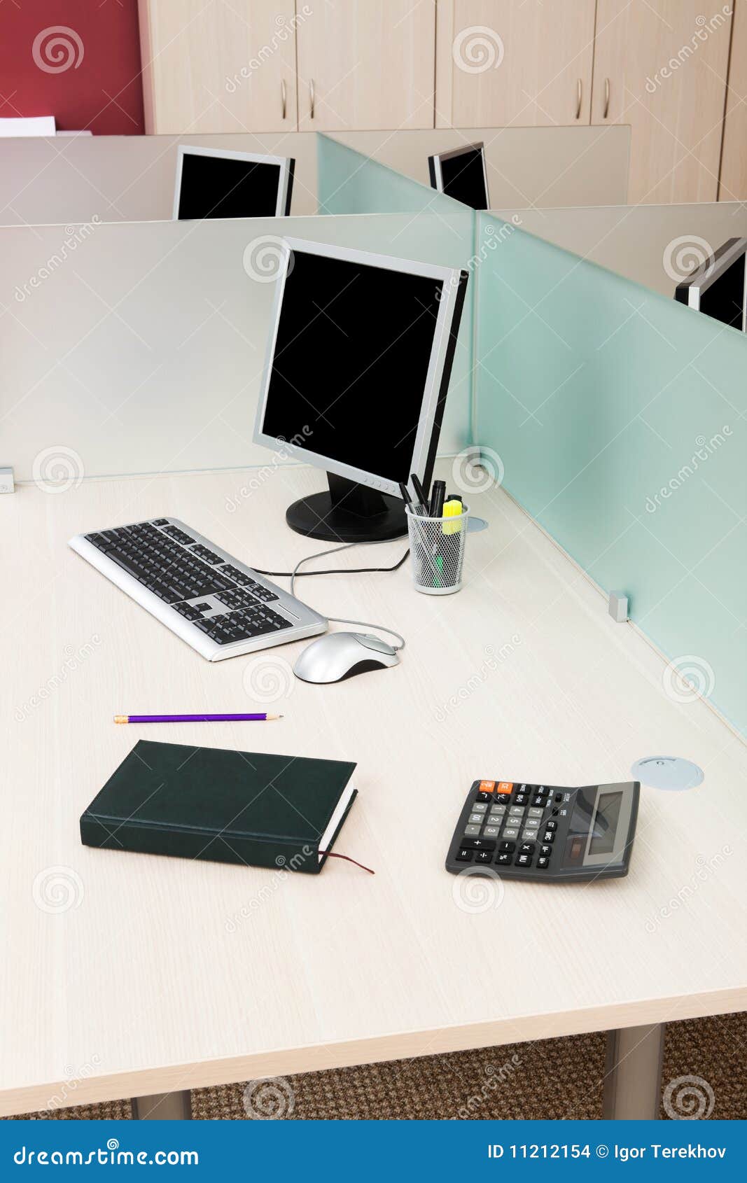 Modern computer stock photo. Image of black, communication - 11212154