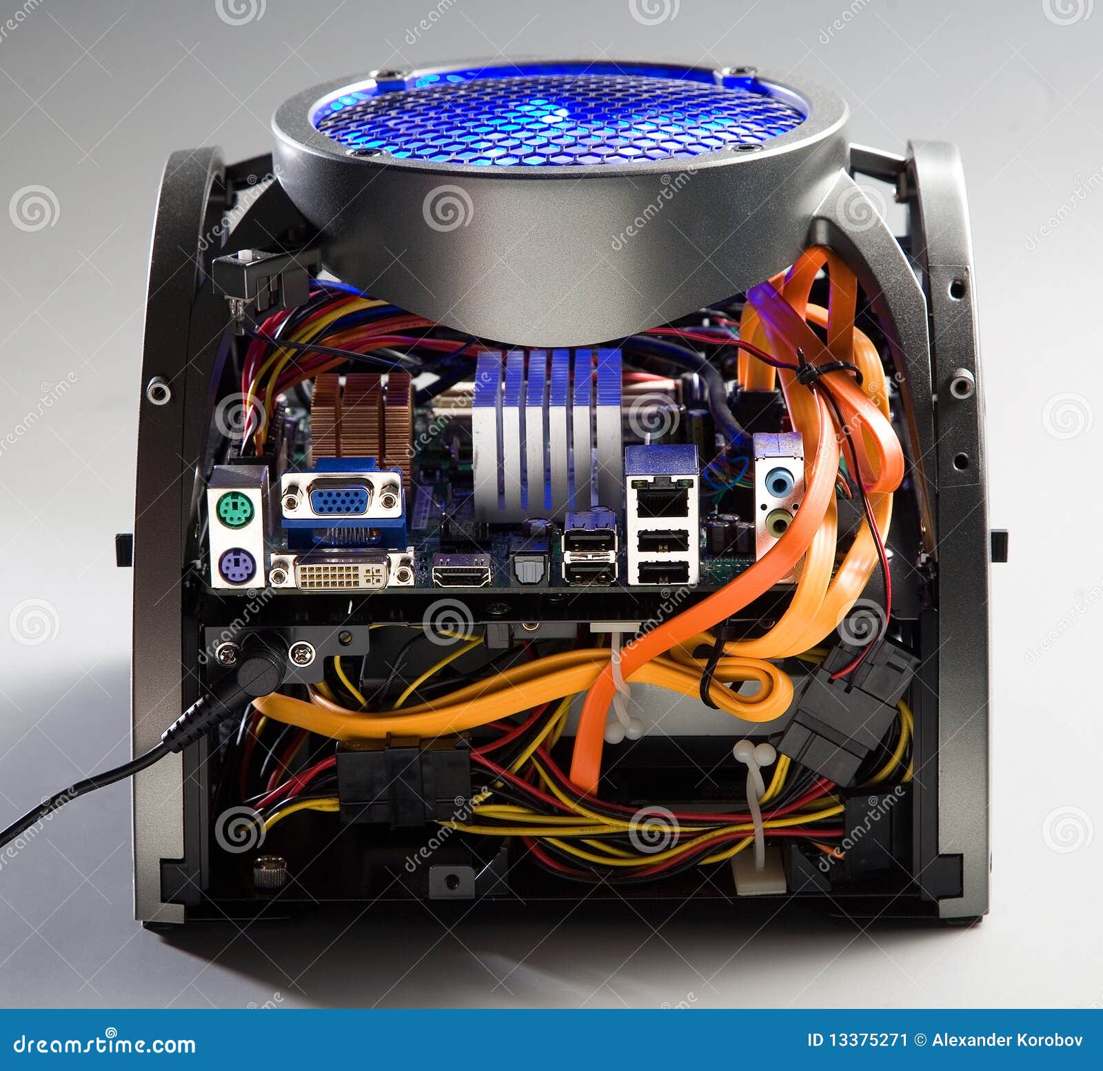 Modern computer stock image. Image of metal, equipment - 13375271