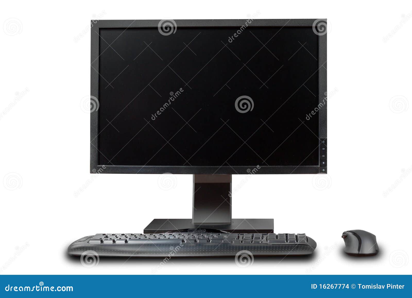 Modern computer stock photo. Image of fancy, keys, black - 16267774
