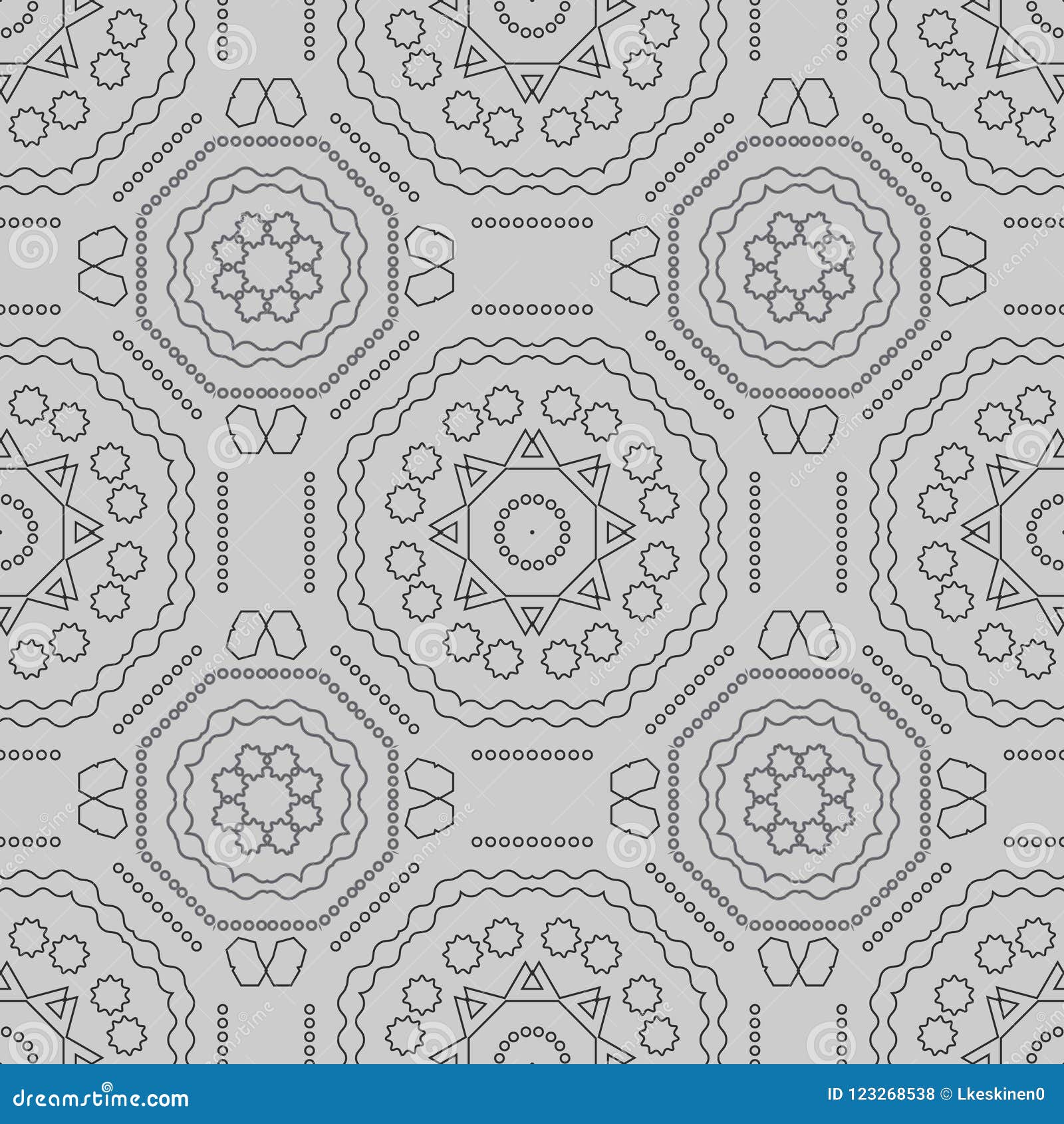 Modern, Computer Age Shapes Seamless Pattern Stock Vector ...