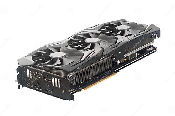 Modern Computer Graphics Card Stock Image - Image of gaming, board ...