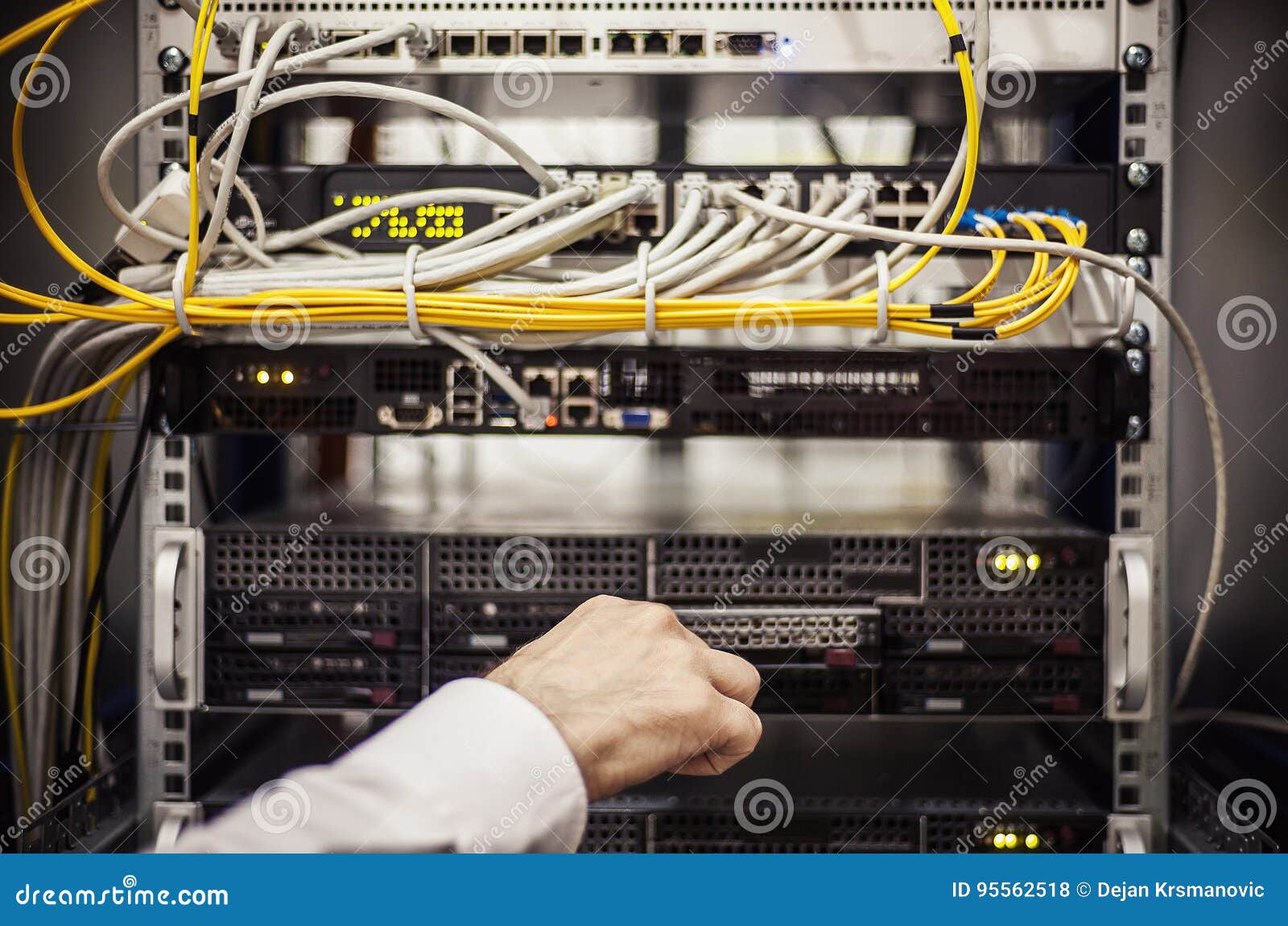 Modern Computer Hardware stock photo. Image of powerful - 95562518