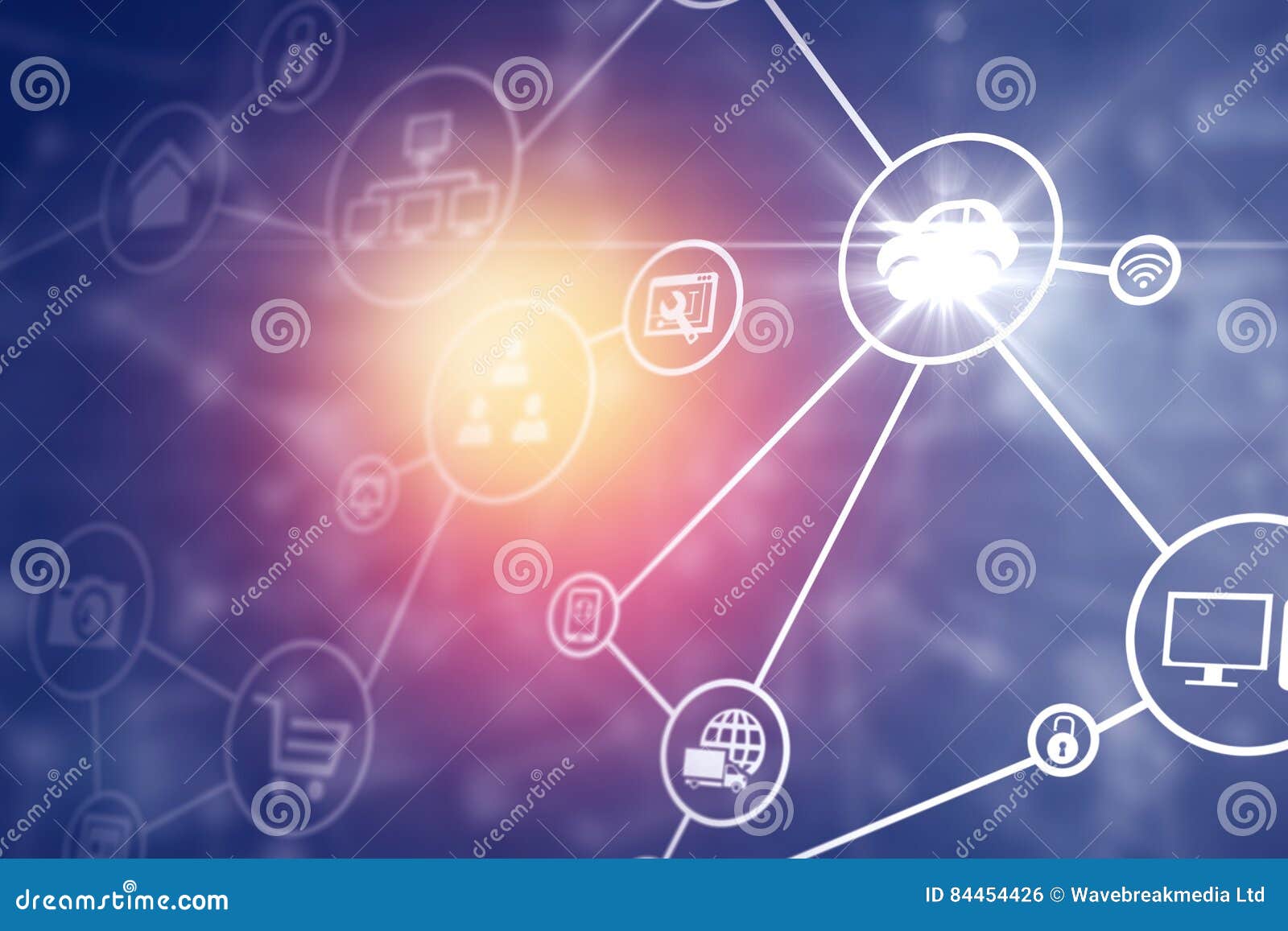 Modern computer icons 3d stock illustration. Illustration of concepts ...