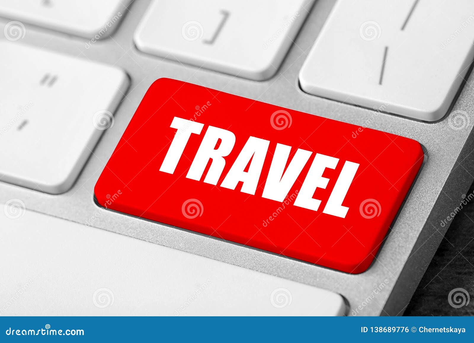 Modern Computer Keyboard with White Buttons Stock Photo - Image of ...