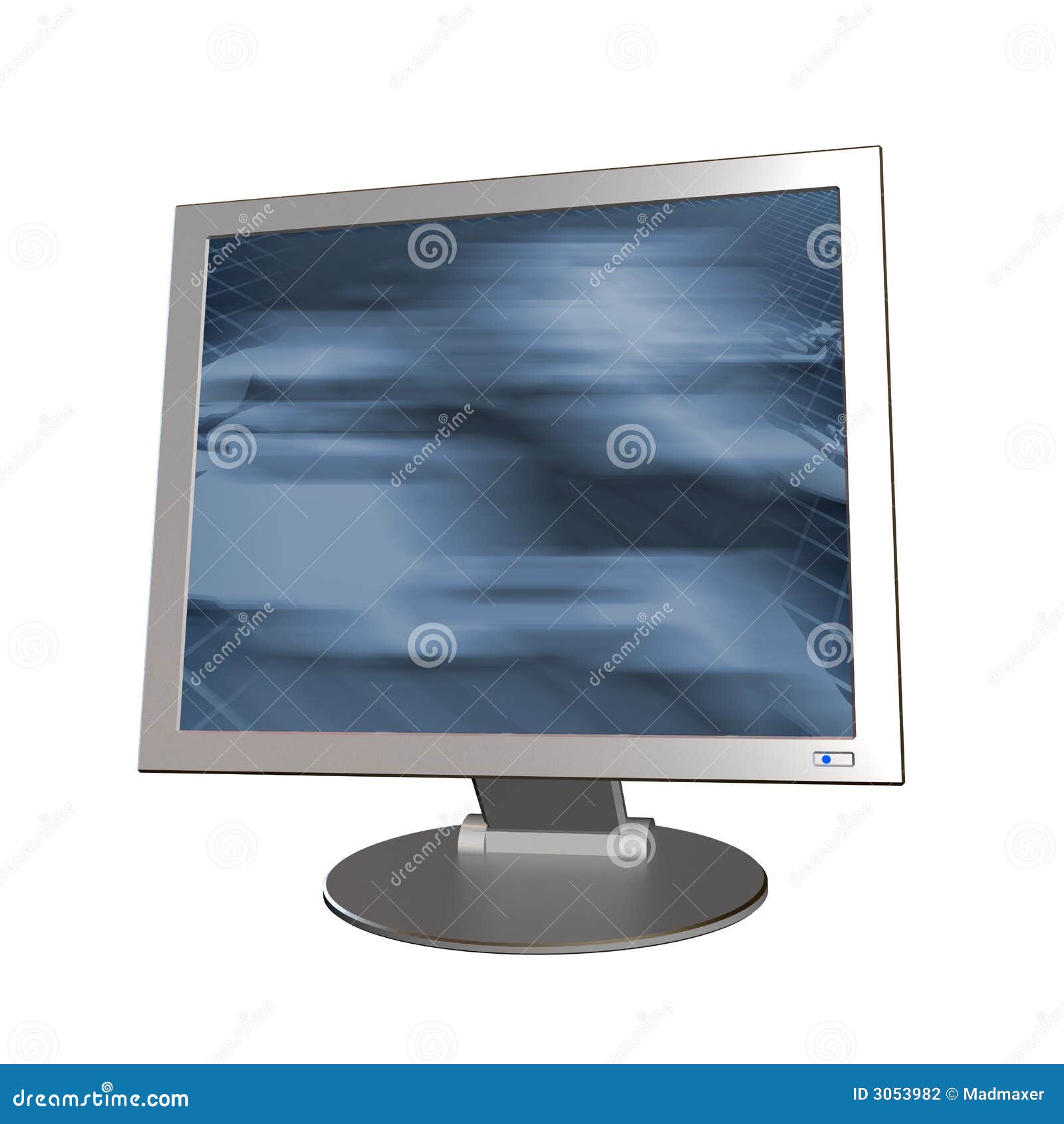 Modern computer monitor stock illustration. Illustration of showing ...