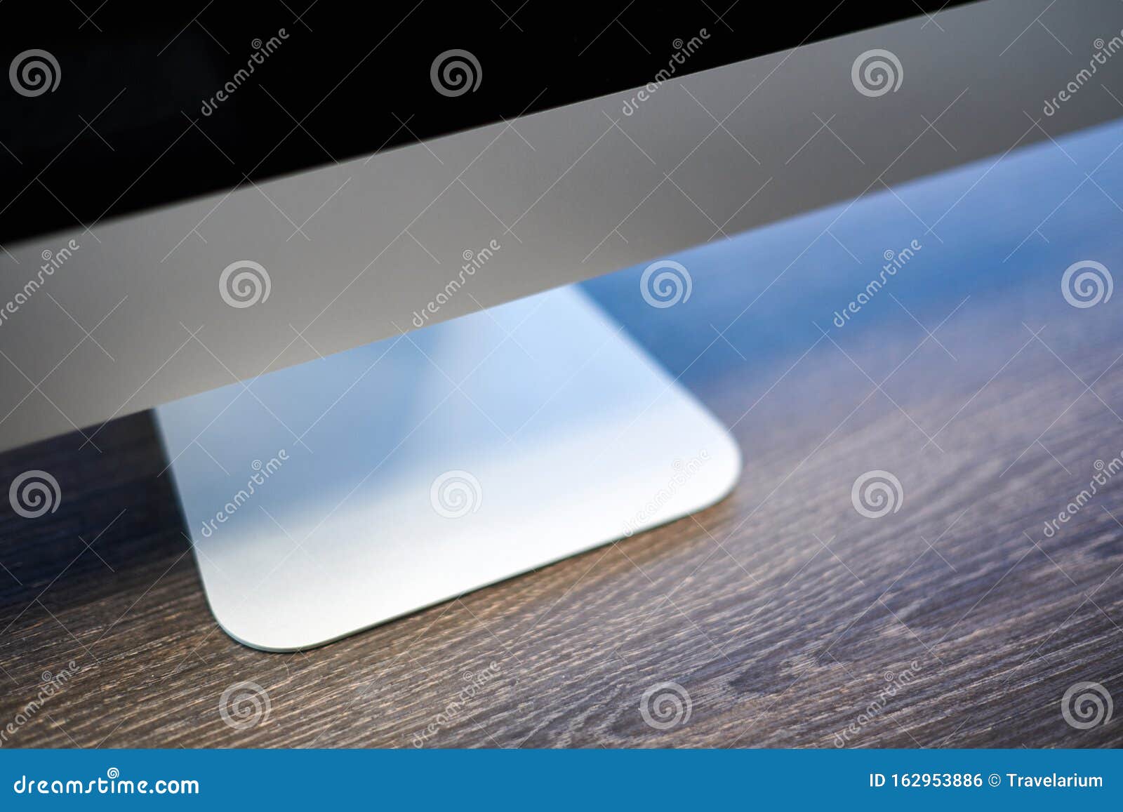 Modern Computer Monitor. Monitor for Workplace in Office Stock Photo ...