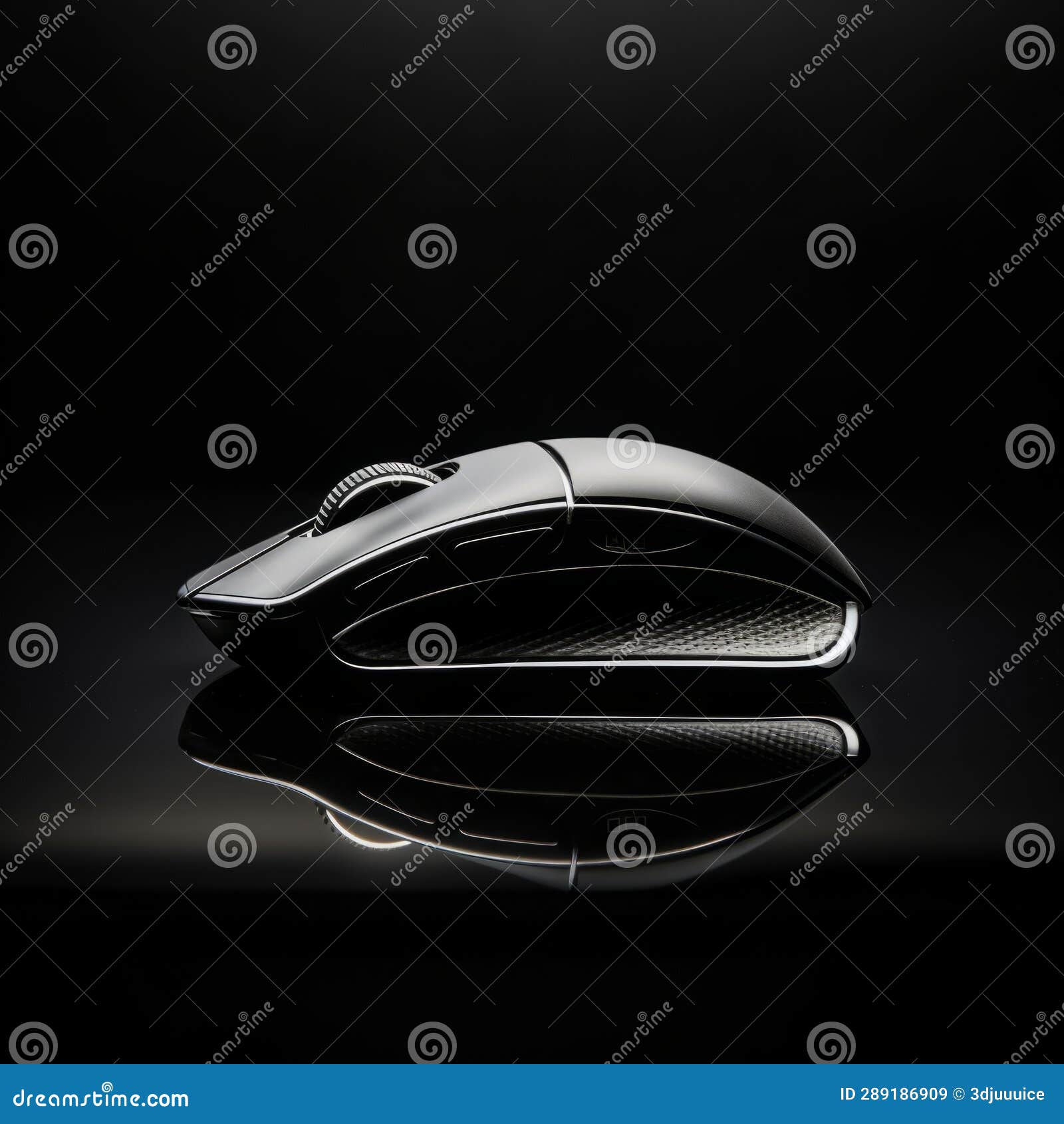 Modern Computer Mouse Computing Device Square Illustration. Stock ...