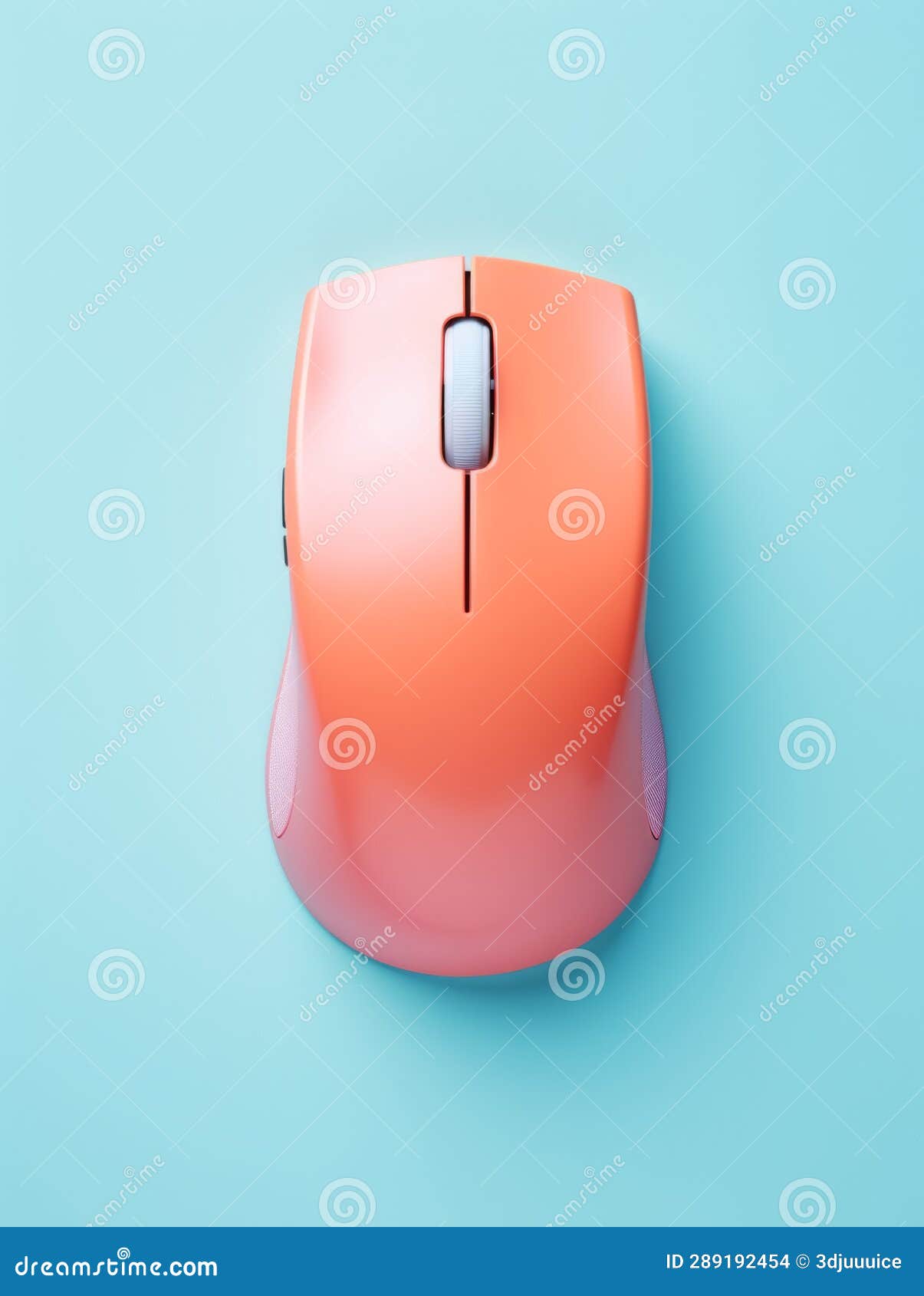 Modern Computer Mouse Computing Device Vertical Illustration. Stock ...