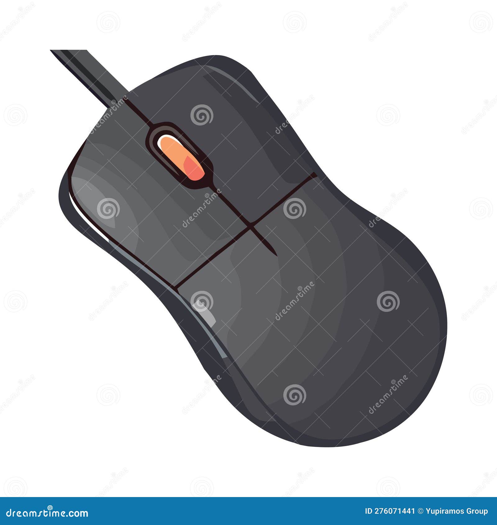 Modern Computer Mouse Gadget Tech Stock Vector - Illustration of ...