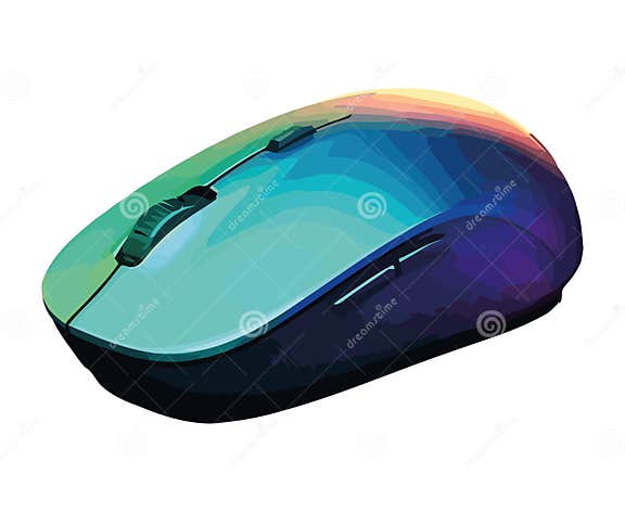 Modern Computer Mouse Symbol Stock Vector - Illustration of creativity ...