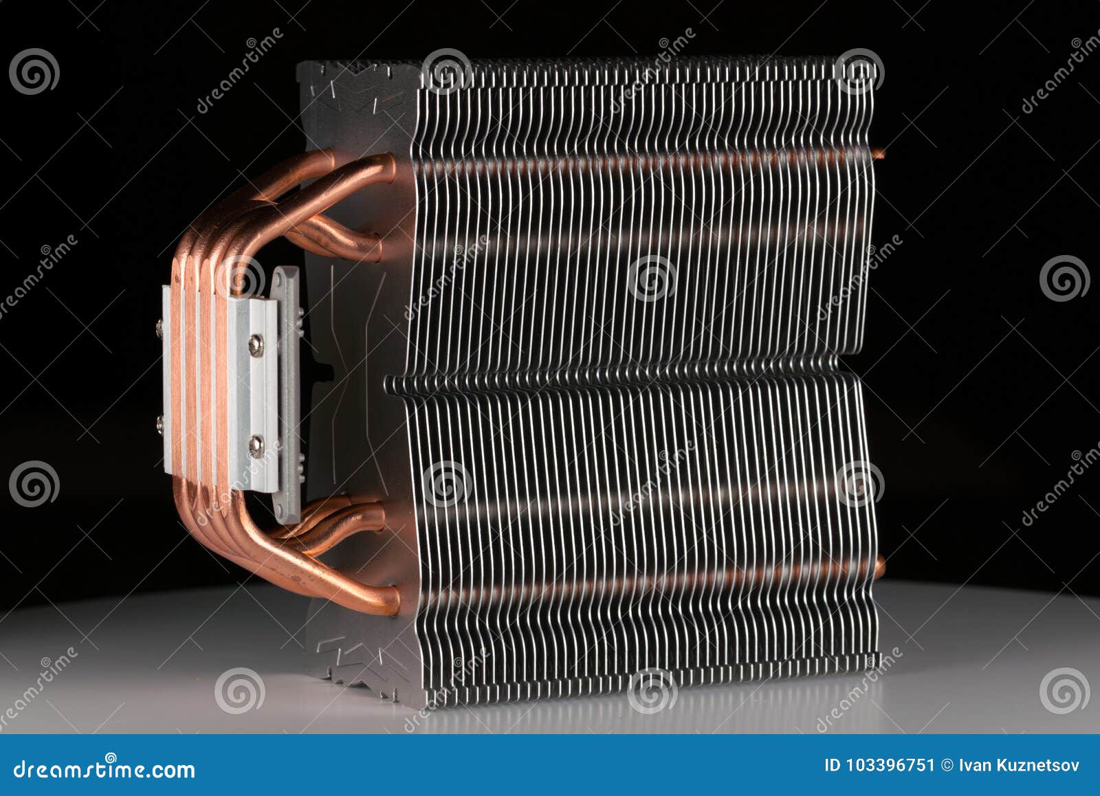 Modern Computer Processor Cooler or Radiator or Heat Sink Stock Image ...