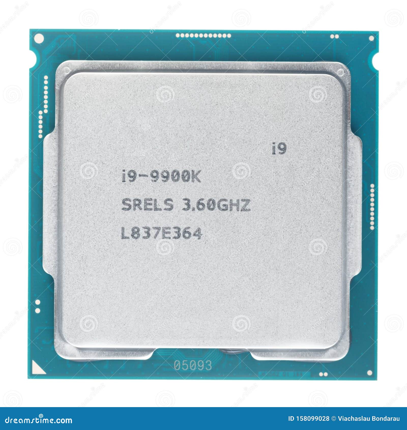 Modern Computer Processor Modern Central Processing Unit Cpu Editorial