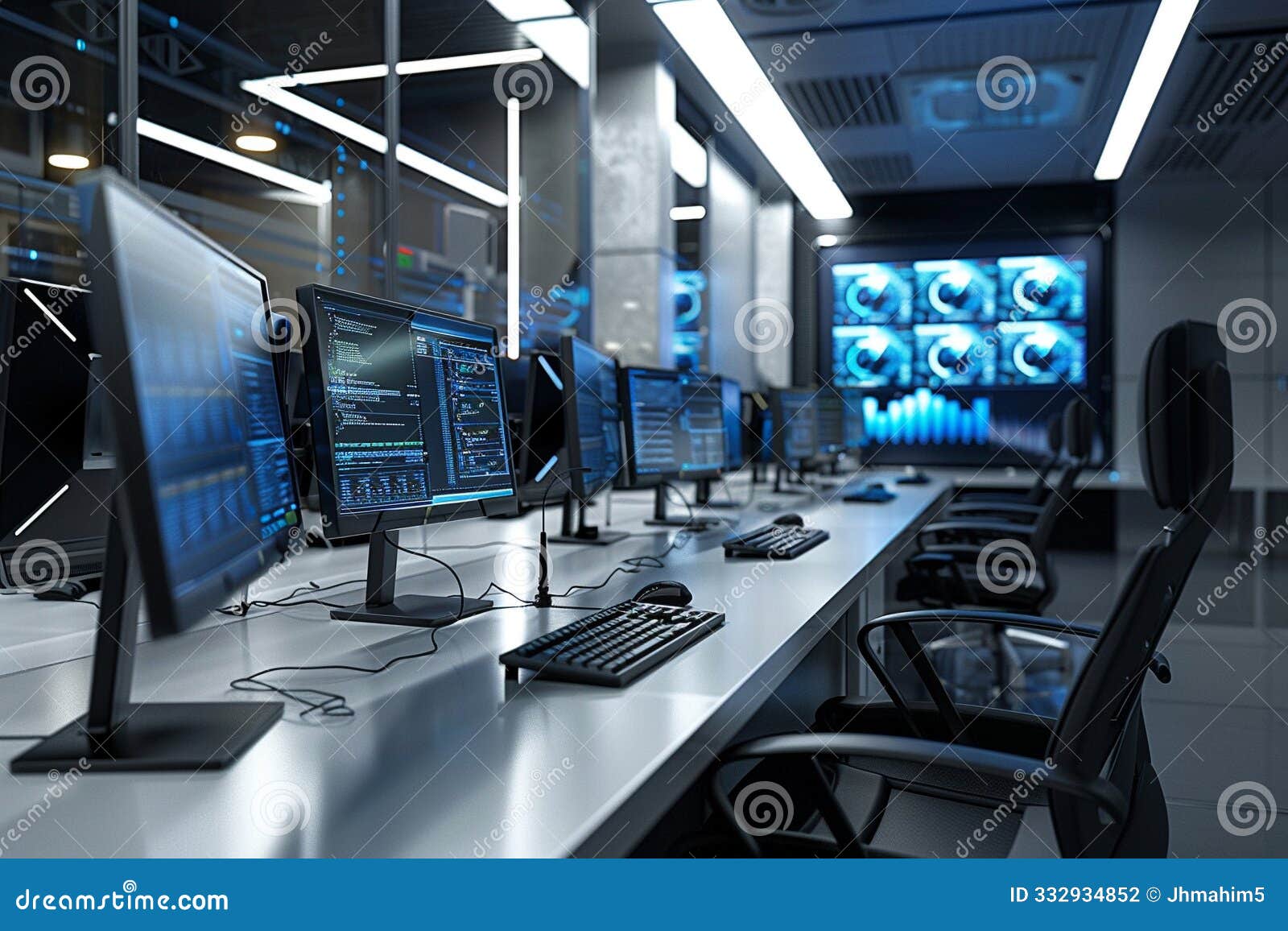 Modern Computer Room Technology and Innovation Stock Photo - Image of ...