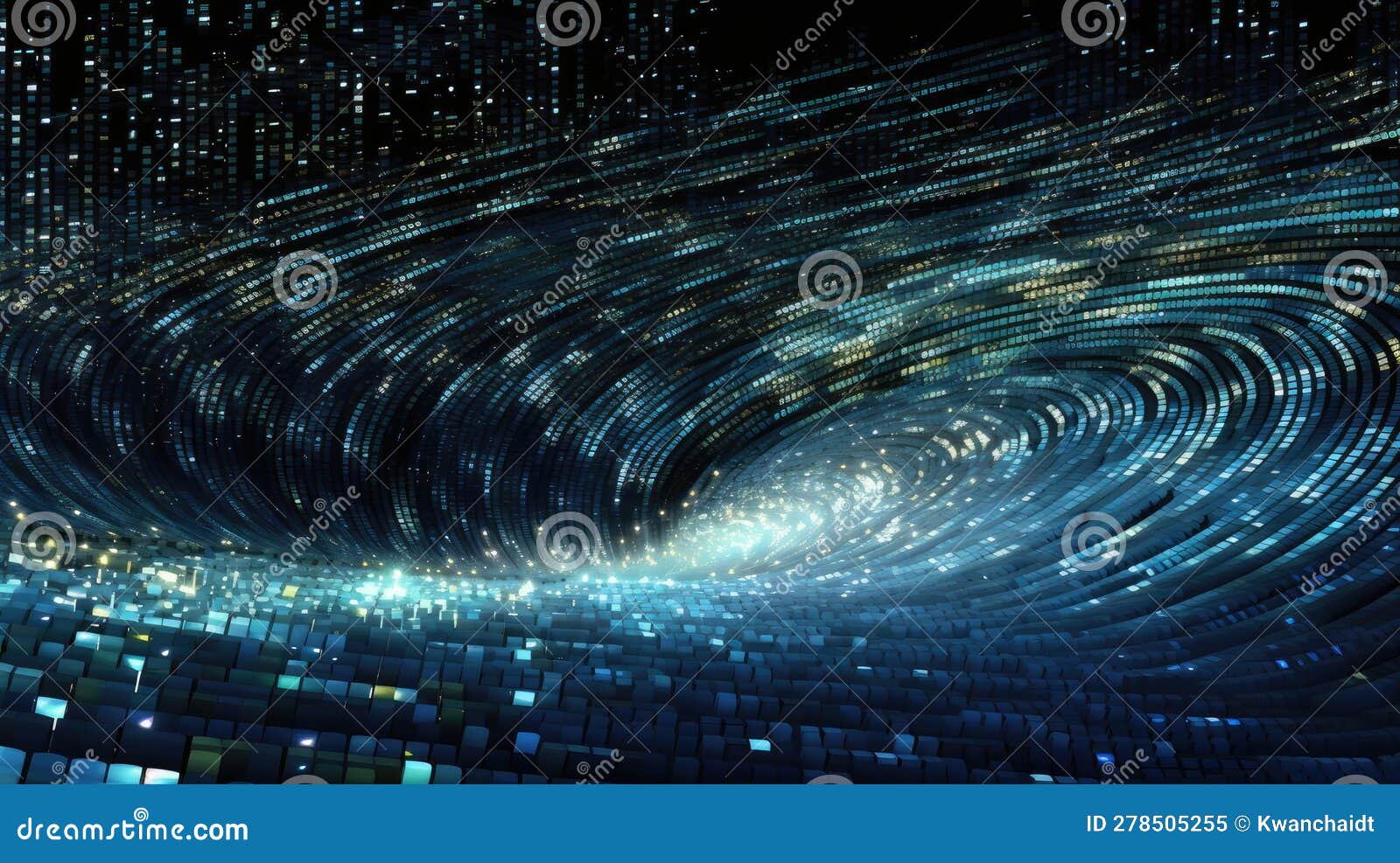 A Modern Computer Screen Background , Generative Ai Stock Illustration ...
