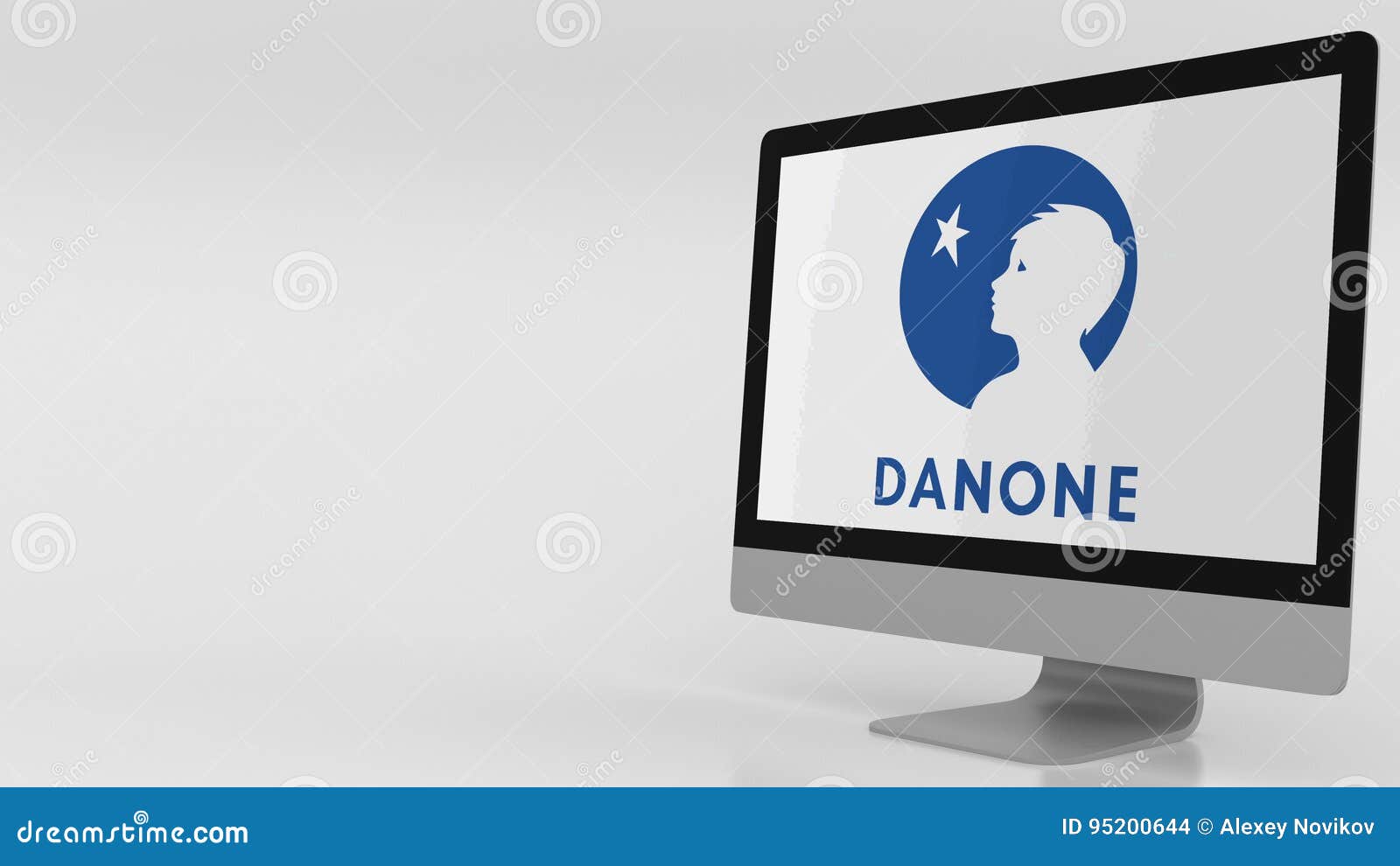 DANONE Logo Editorial Illustrative On White Background | CartoonDealer ...