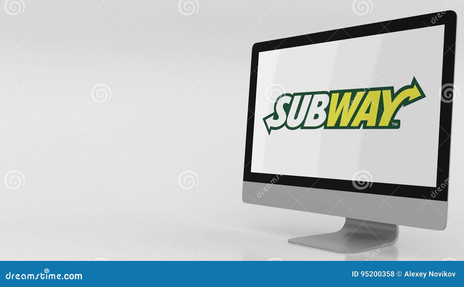 Subway Logo Cartoon Vector | CartoonDealer.com #129290681