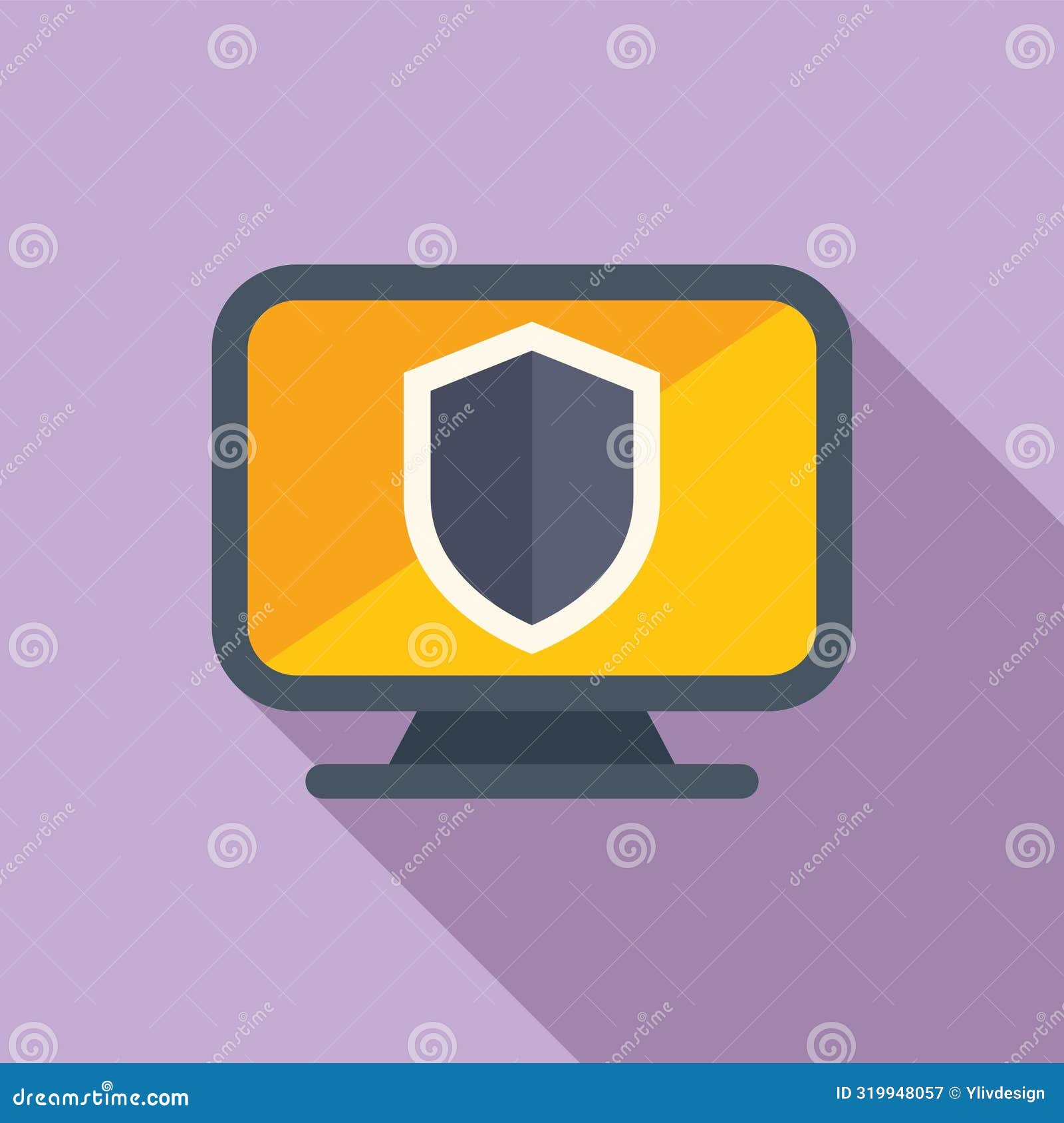 Modern Computer Security Concept Illustration Stock Vector ...