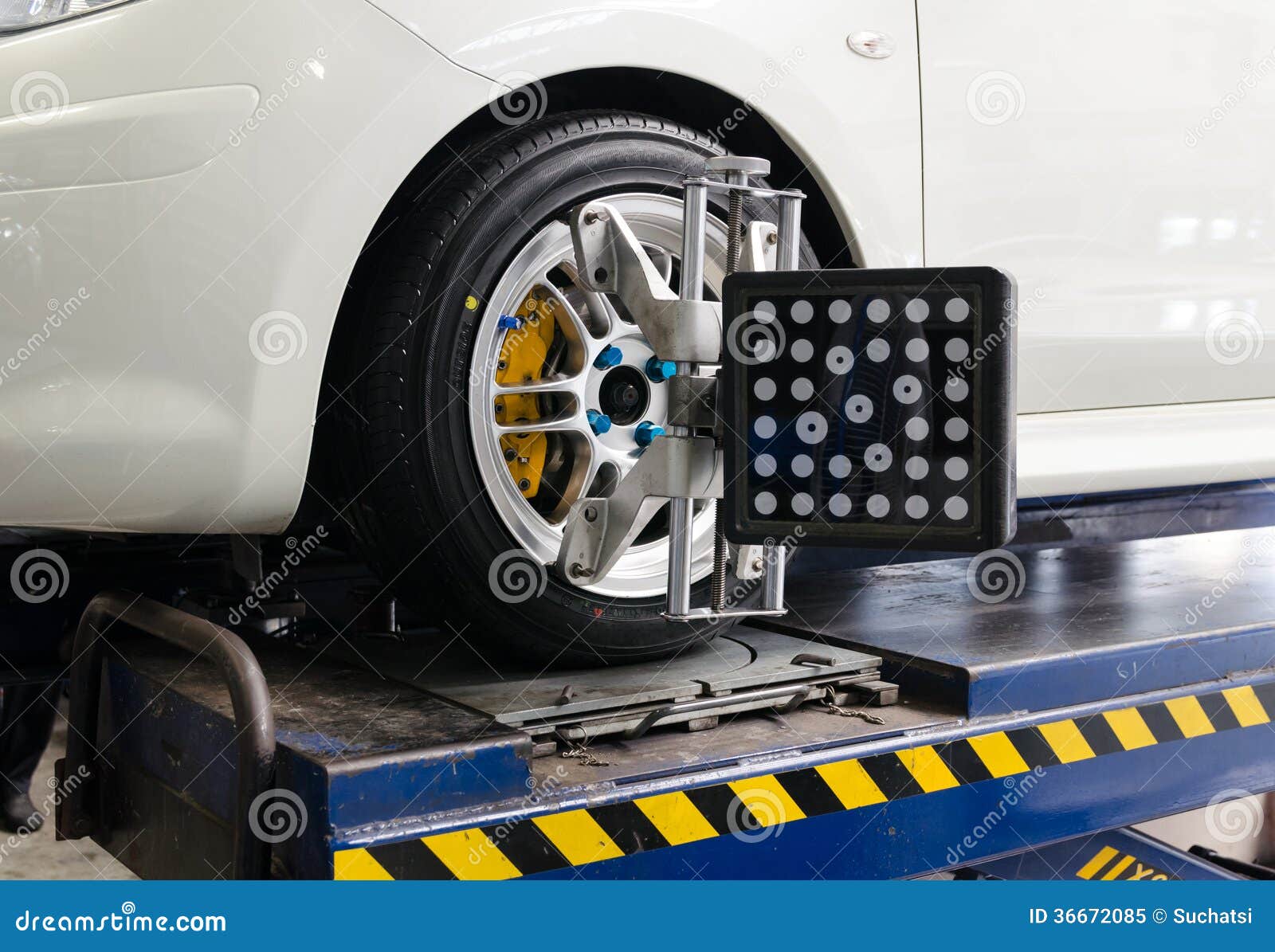 Stand Balancing Of Wheels Stock Photography | CartoonDealer.com #36672068