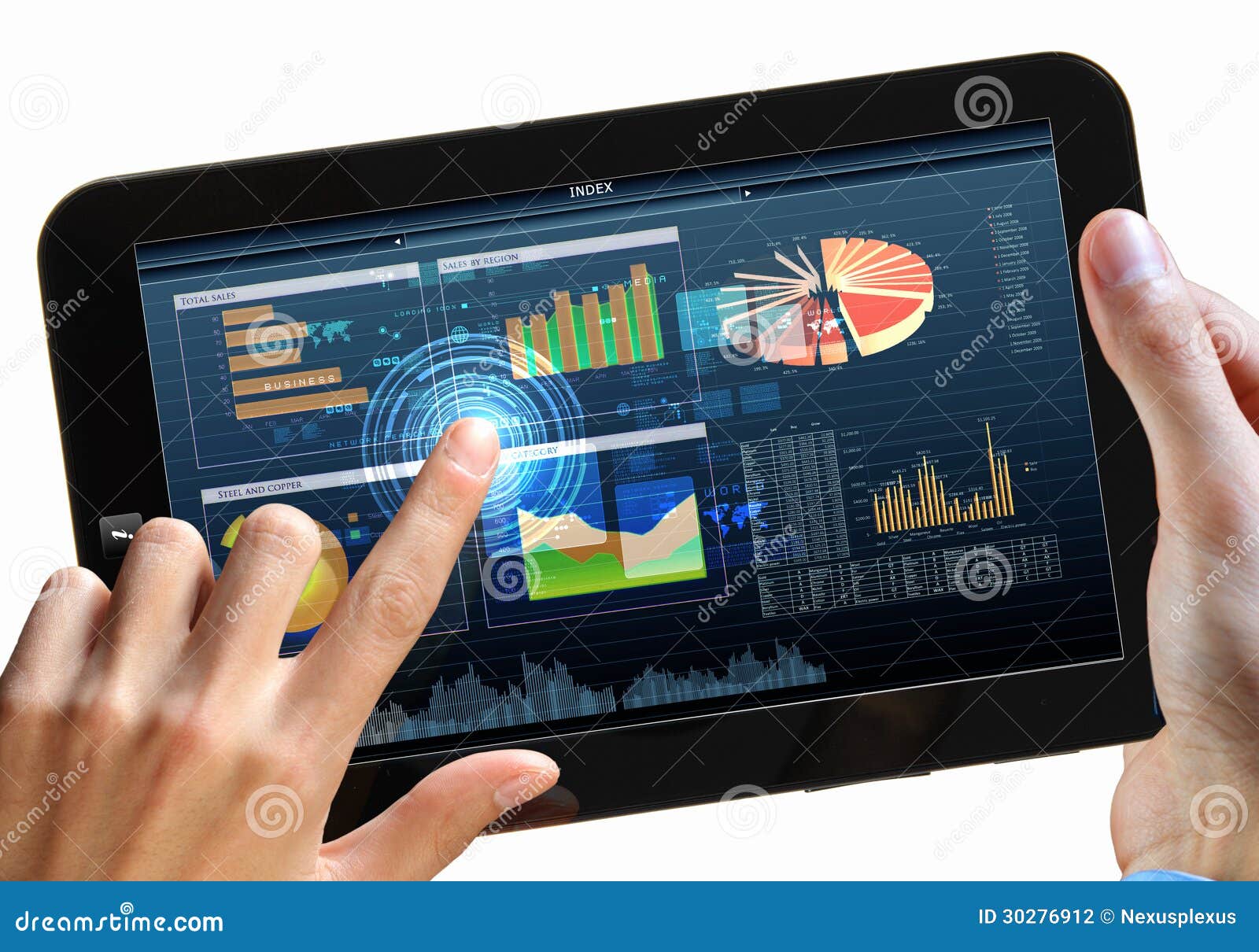 Modern Computer Technology in Business Stock Photo - Image of ...