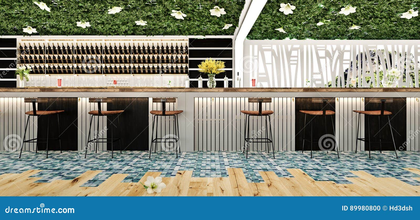 Modern Concept Design of Beach Cocktail Lounge Bar Stock Photo - Image ...