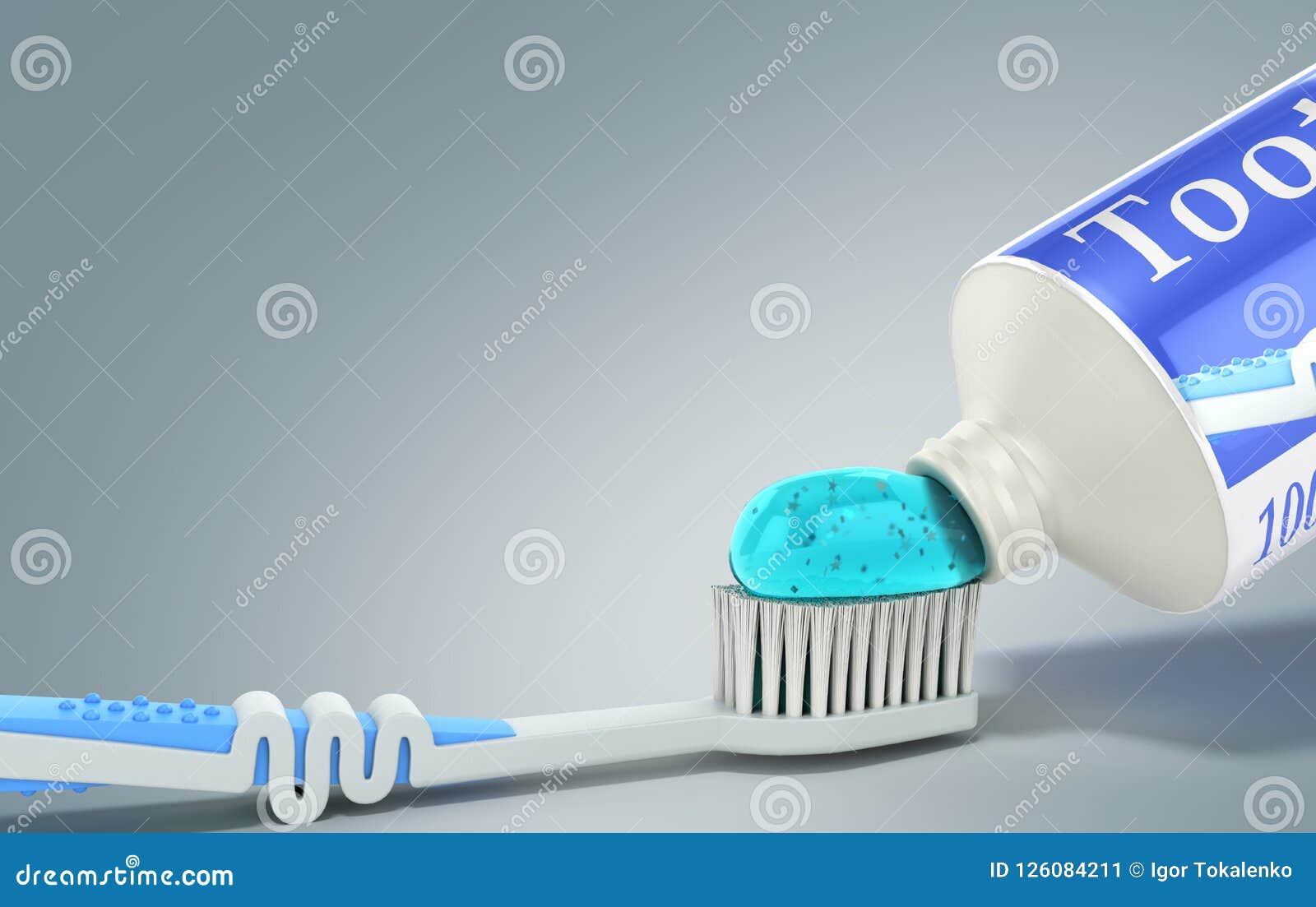 Modern Concept of the Design of a Tube of Toothpaste Toothpaste Stock ...