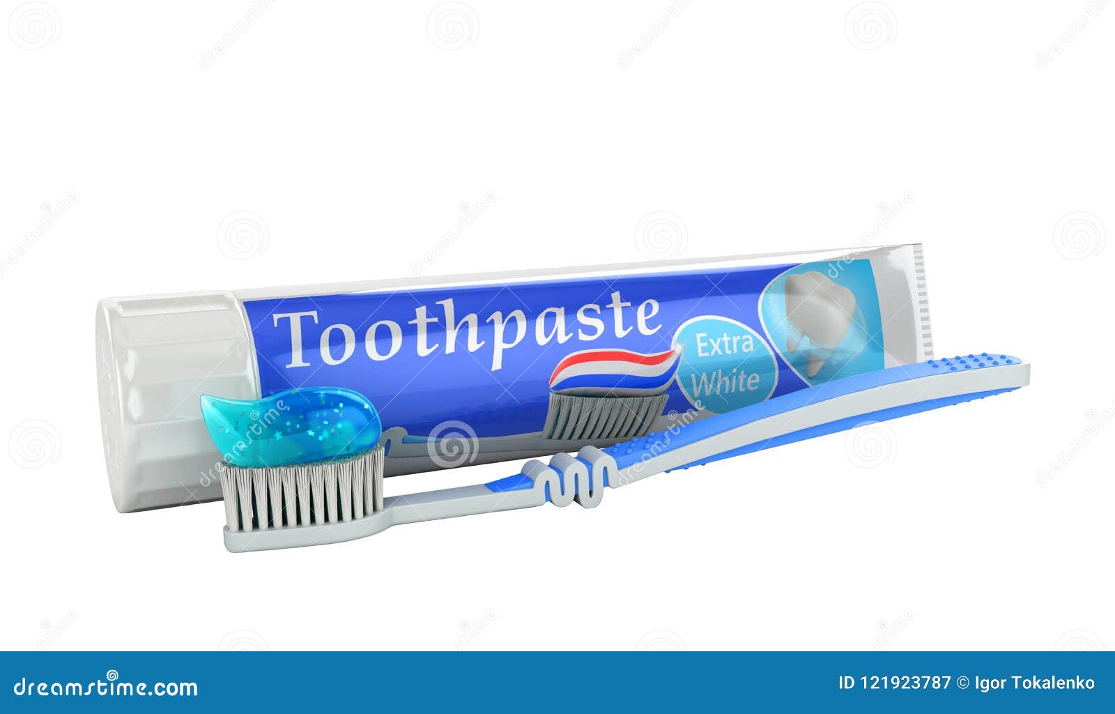 Modern Concept of the Design of a Tube of Toothpaste Toothpaste Stock ...