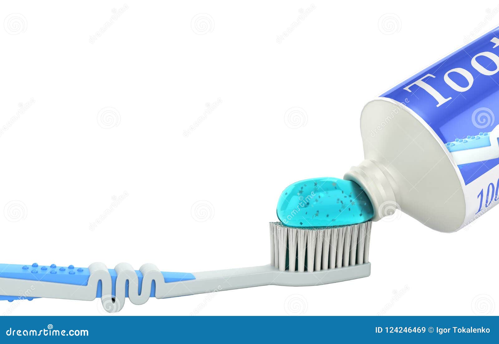 Modern Concept of the Design of a Tube of Toothpaste Toothpaste Stock ...