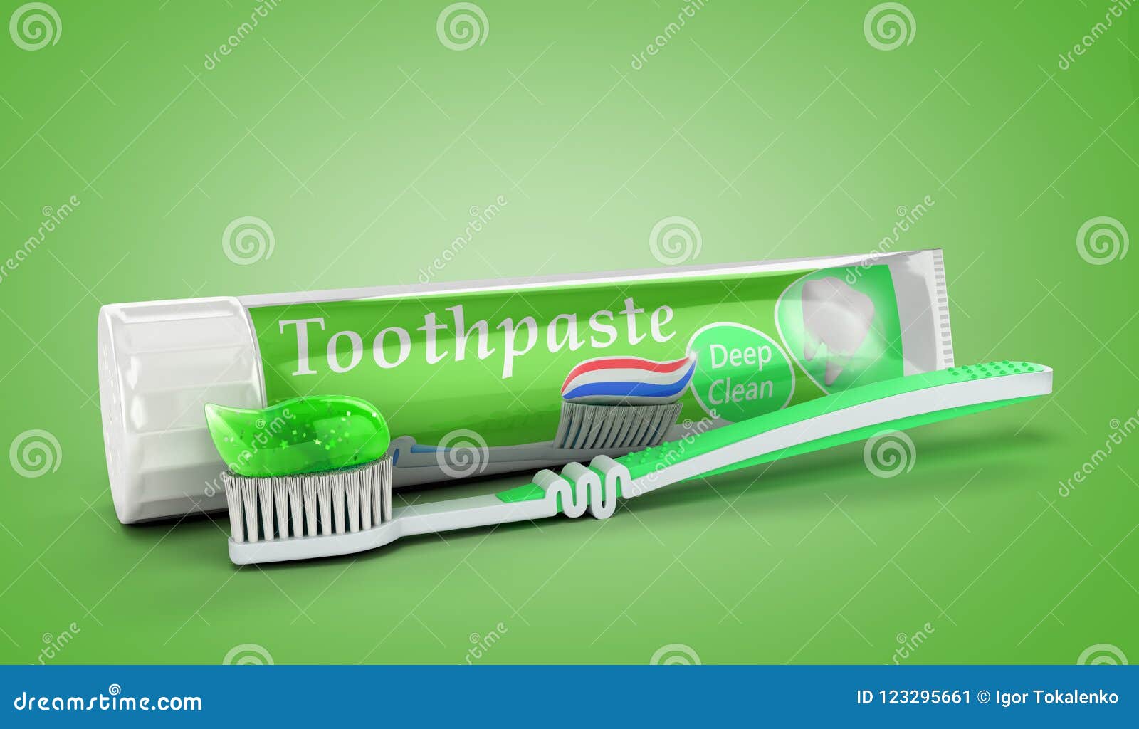 Modern Concept of the Design of a Tube of Toothpaste Toothpaste Stock ...