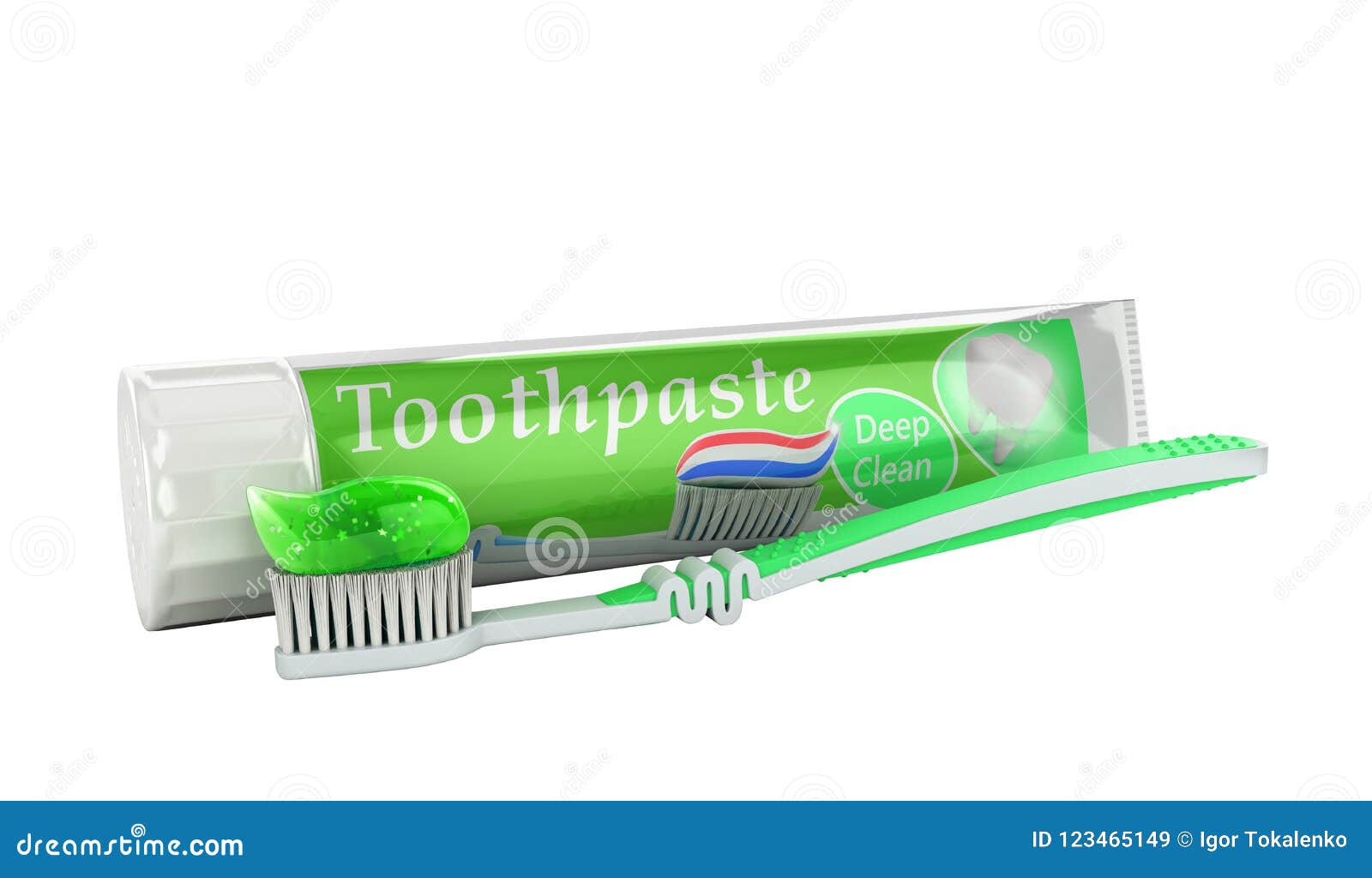 Modern Concept of the Design of a Tube of Toothpaste Toothpaste Stock ...
