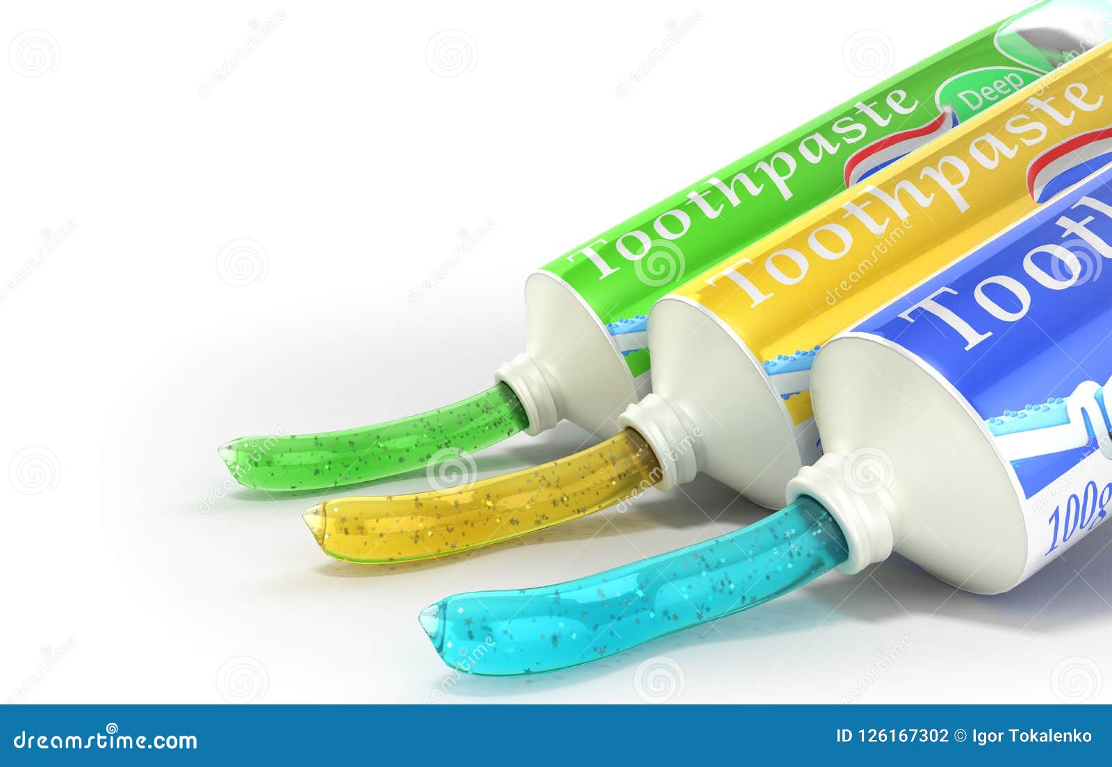 Modern Concept of the Design of a Tube of Toothpaste Toothpaste Stock ...